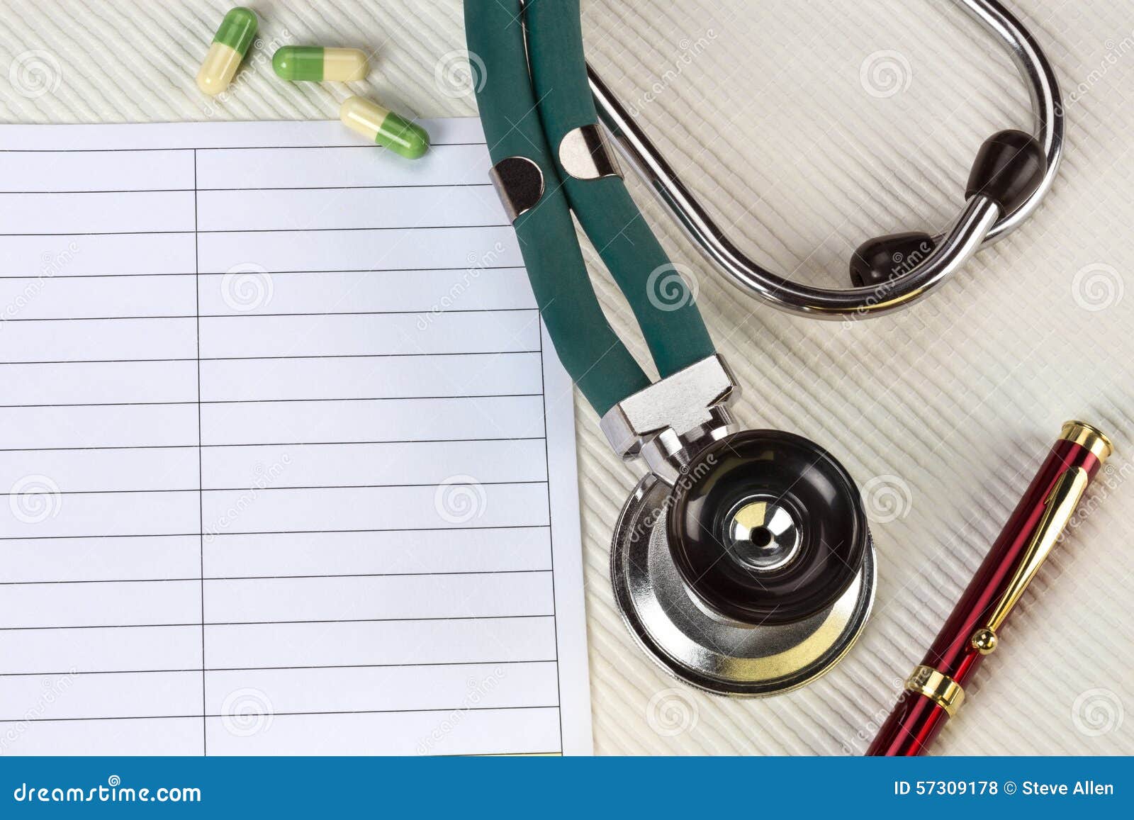 Doctors Stethoscope - Space for Text Stock Photo - Image of doctor ...