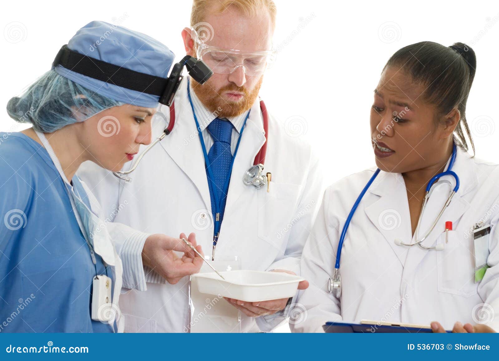 Doctors and Surgeons in Discussion Stock Image - Image of life, female ...