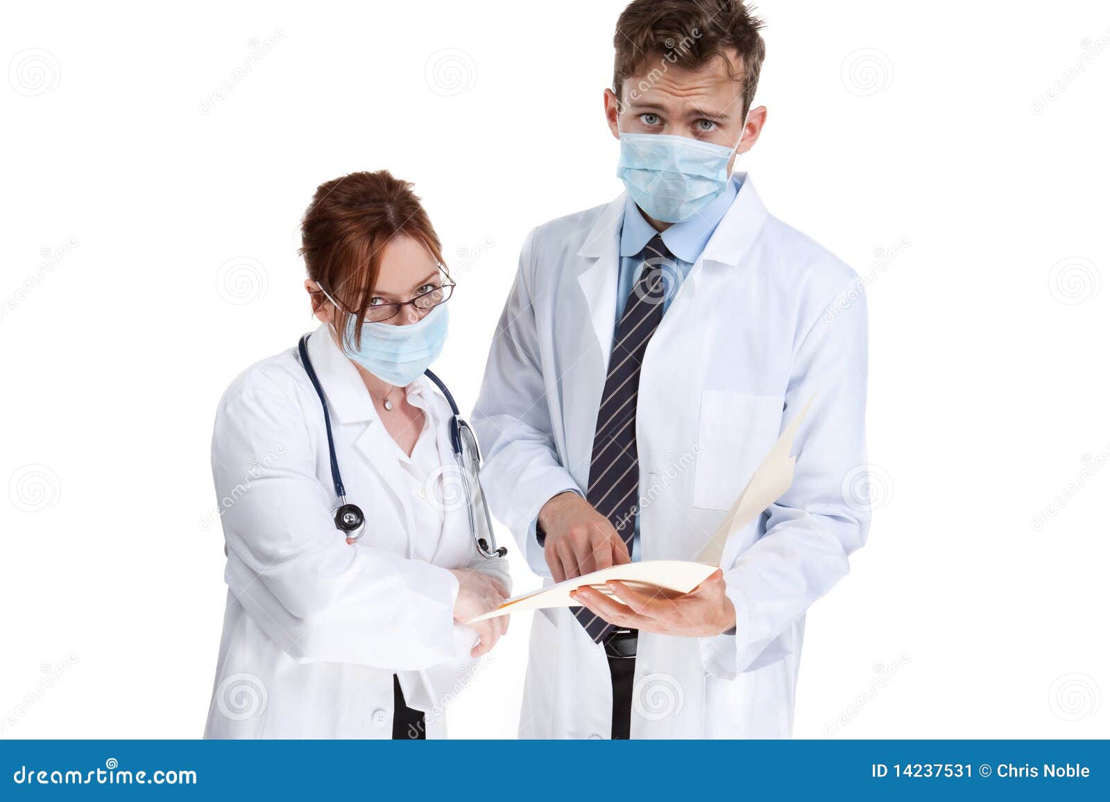Doctors and surgical masks stock image. Image of occupation - 14237531