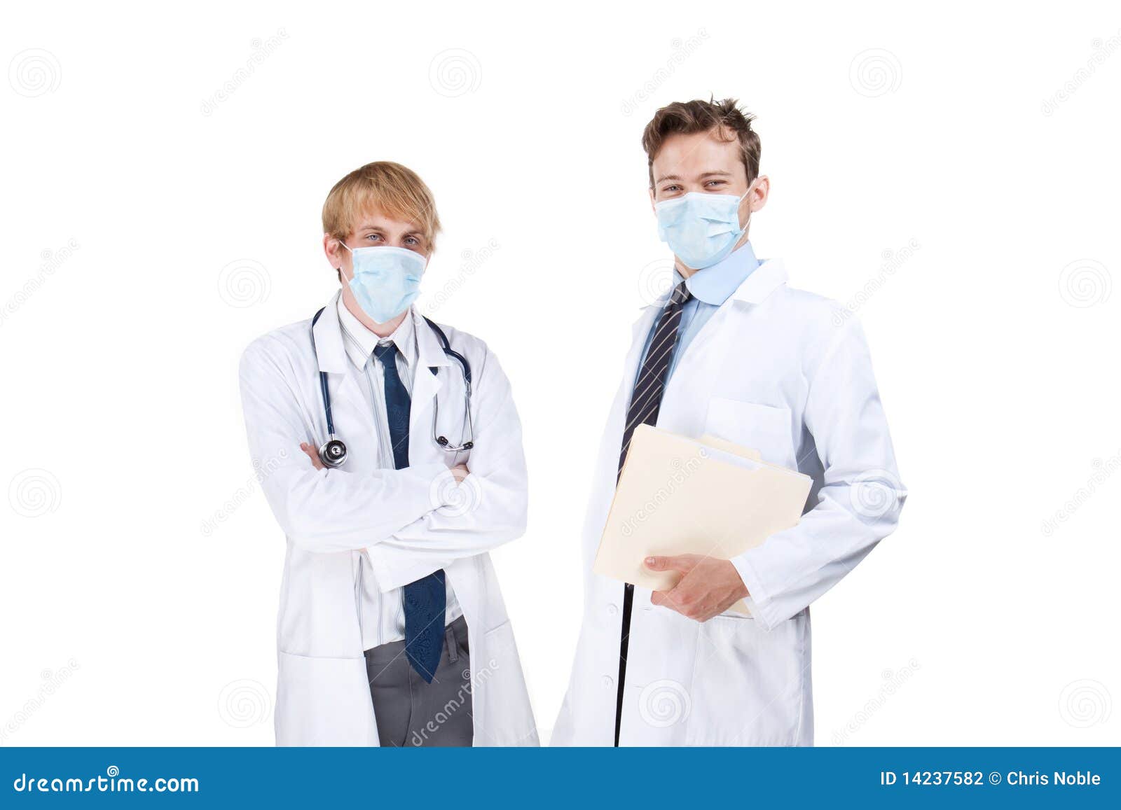 Doctors with Surgical Masks Stock Photo - Image of people, front: 14237582