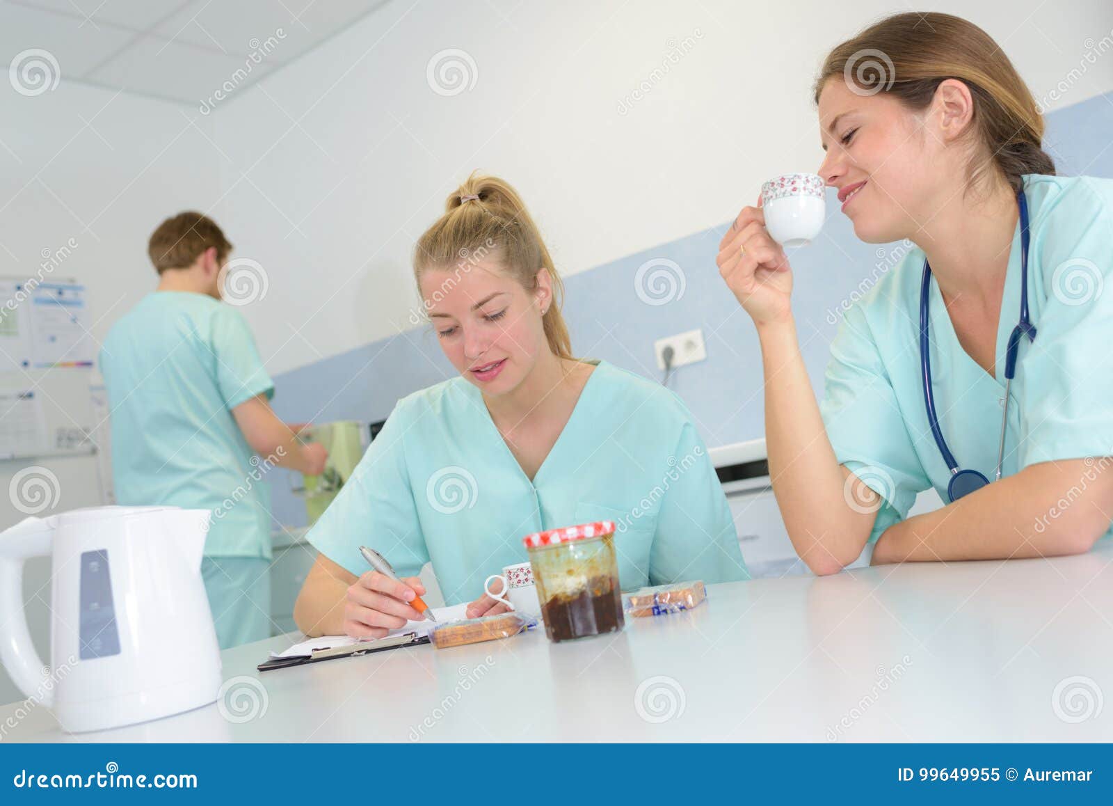 Nursing Staff Taking Break Stock Photos - Free & Royalty-Free Stock ...