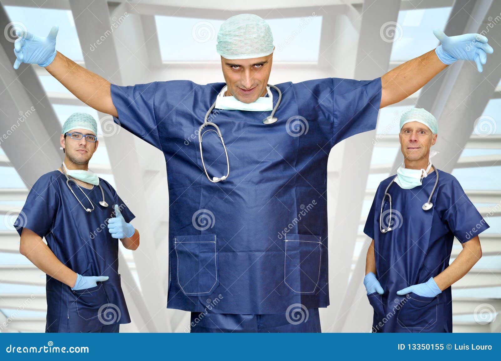 Doctors team stock image. Image of clinic, procedure - 13350155