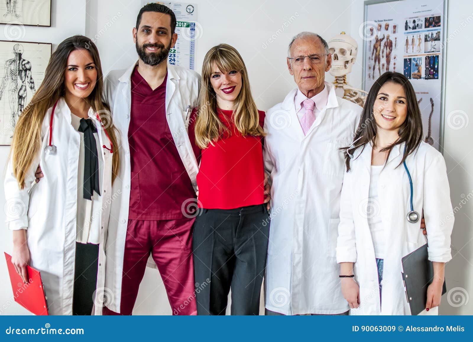 Doctors team stock image. Image of room, stethoscope - 90063009