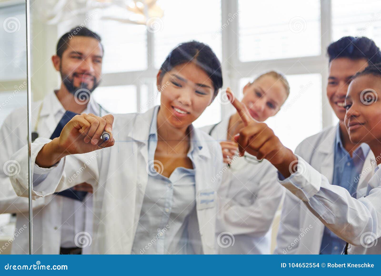 Doctors in Training in Workshop Stock Photo - Image of hospital, group ...