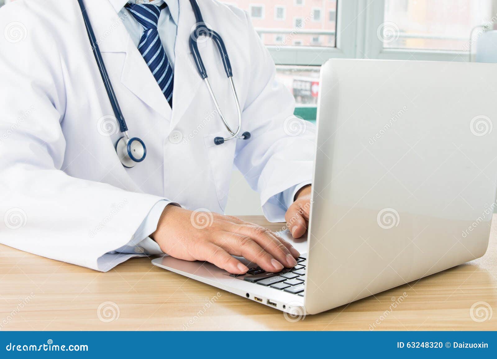 Doctors using laptop stock photo. Image of male, chinese - 63248320