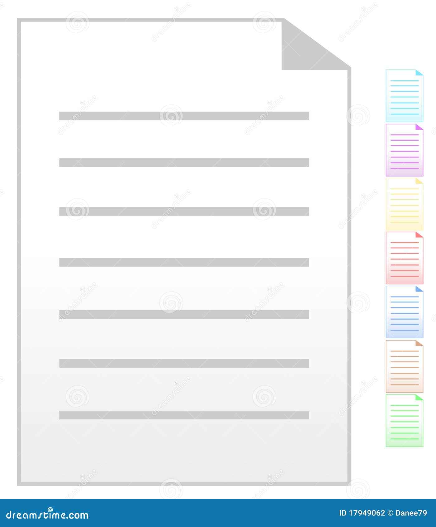 Document illustration stock. Illustration du blanc, lettres - 17949062