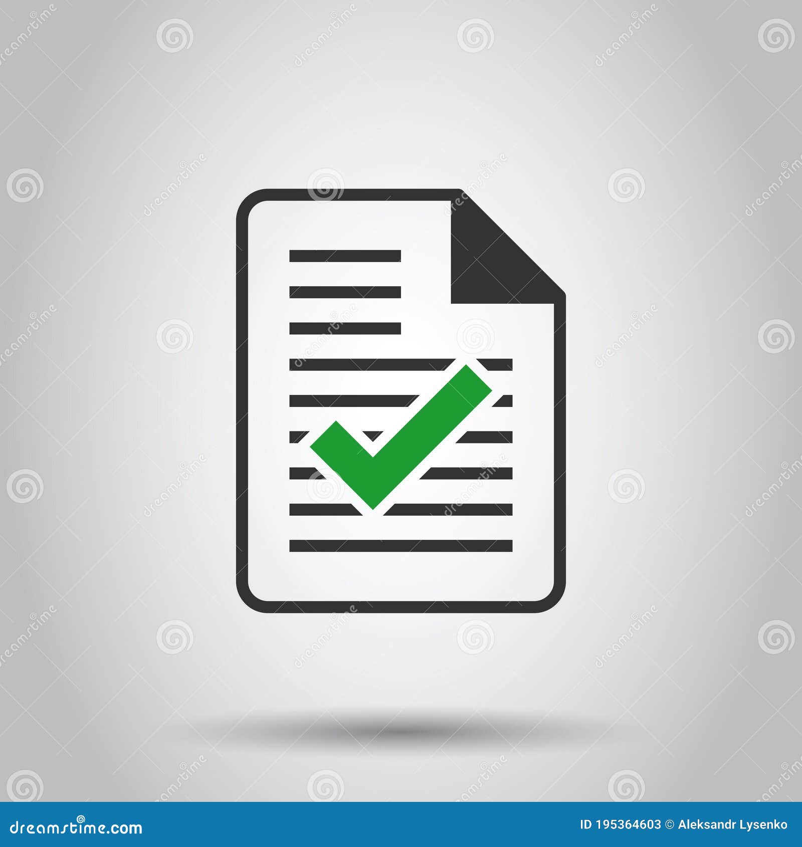 Check Message Icon. Email Symbol With Green Checked Icon Vector ...