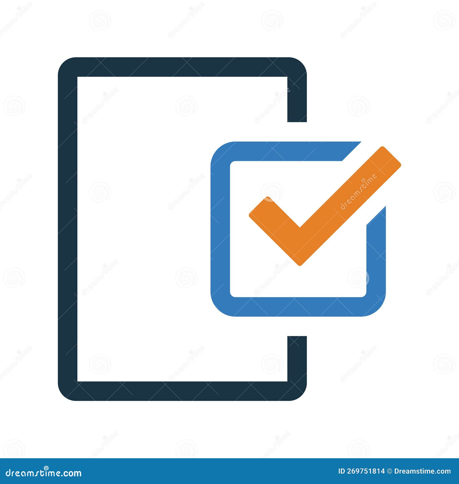 Document approval icon stock illustration. Illustration of purposes ...