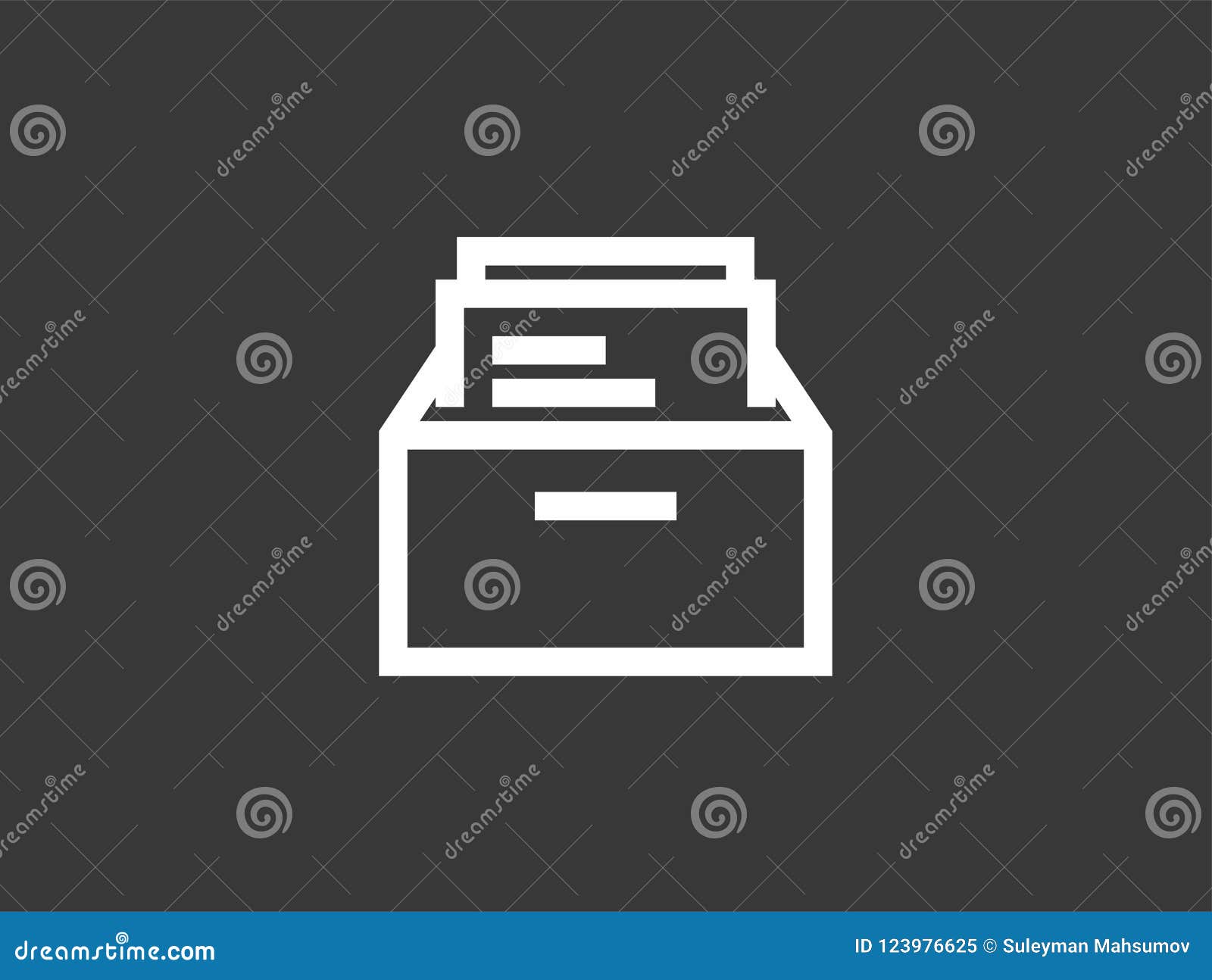 Archive icon sign symbol stock illustration. Illustration of dirty ...