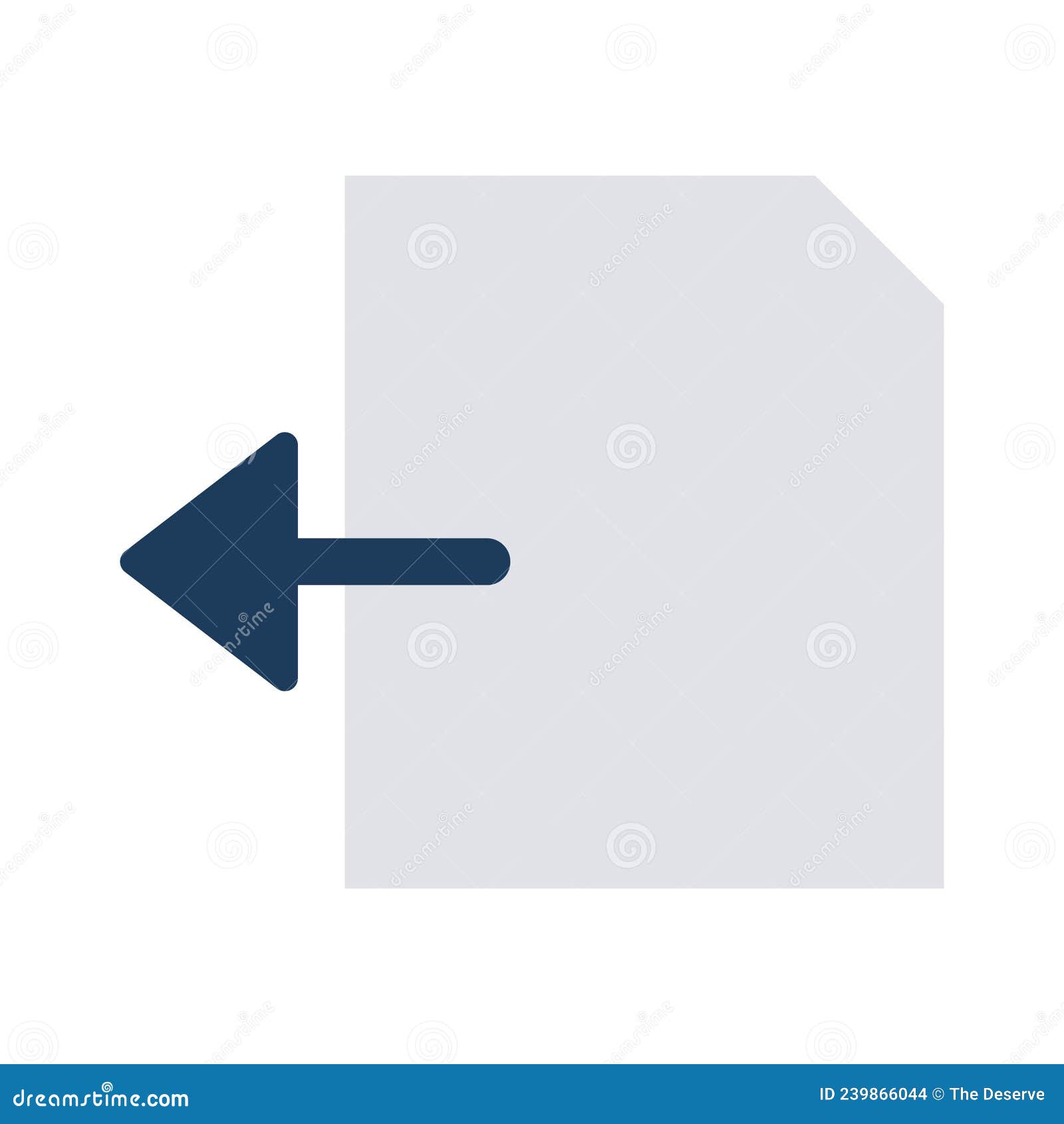 Document Arrow Isolated Vector Icon Which Can Easily Modify or Edit ...
