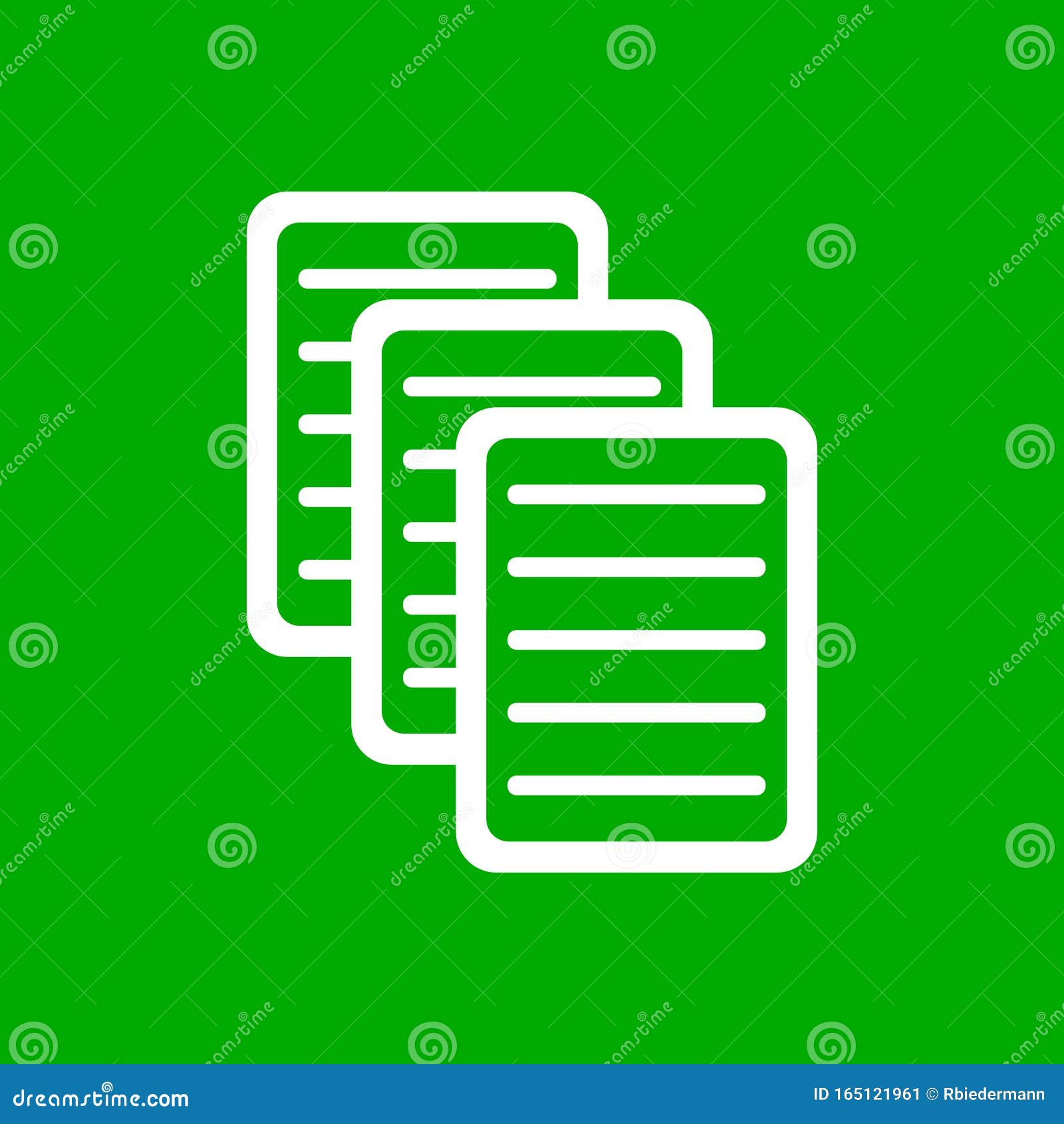 Document and Background As Vector Illustration Stock Vector ...