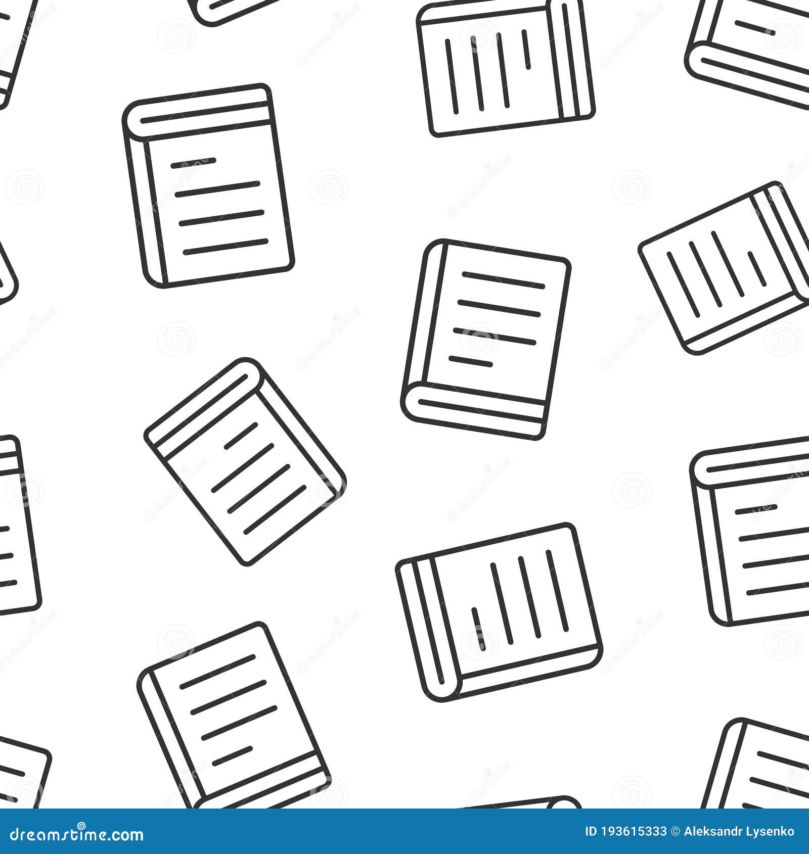 Notepad Seamless Pattern,outline Note Royalty-Free Illustration ...