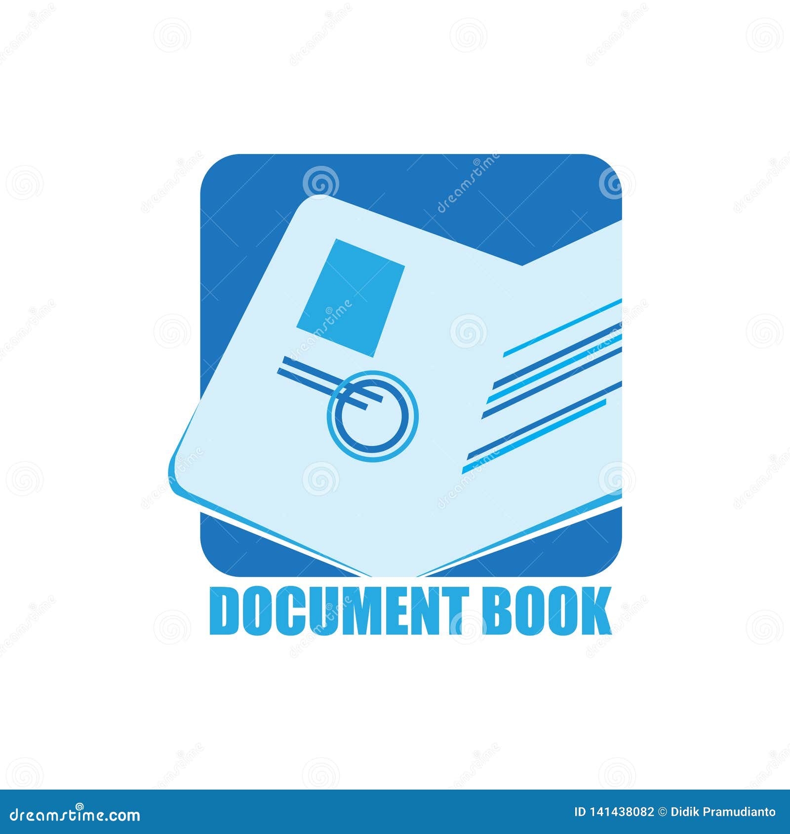 Document book logo stock vector. Illustration of paper - 141438082