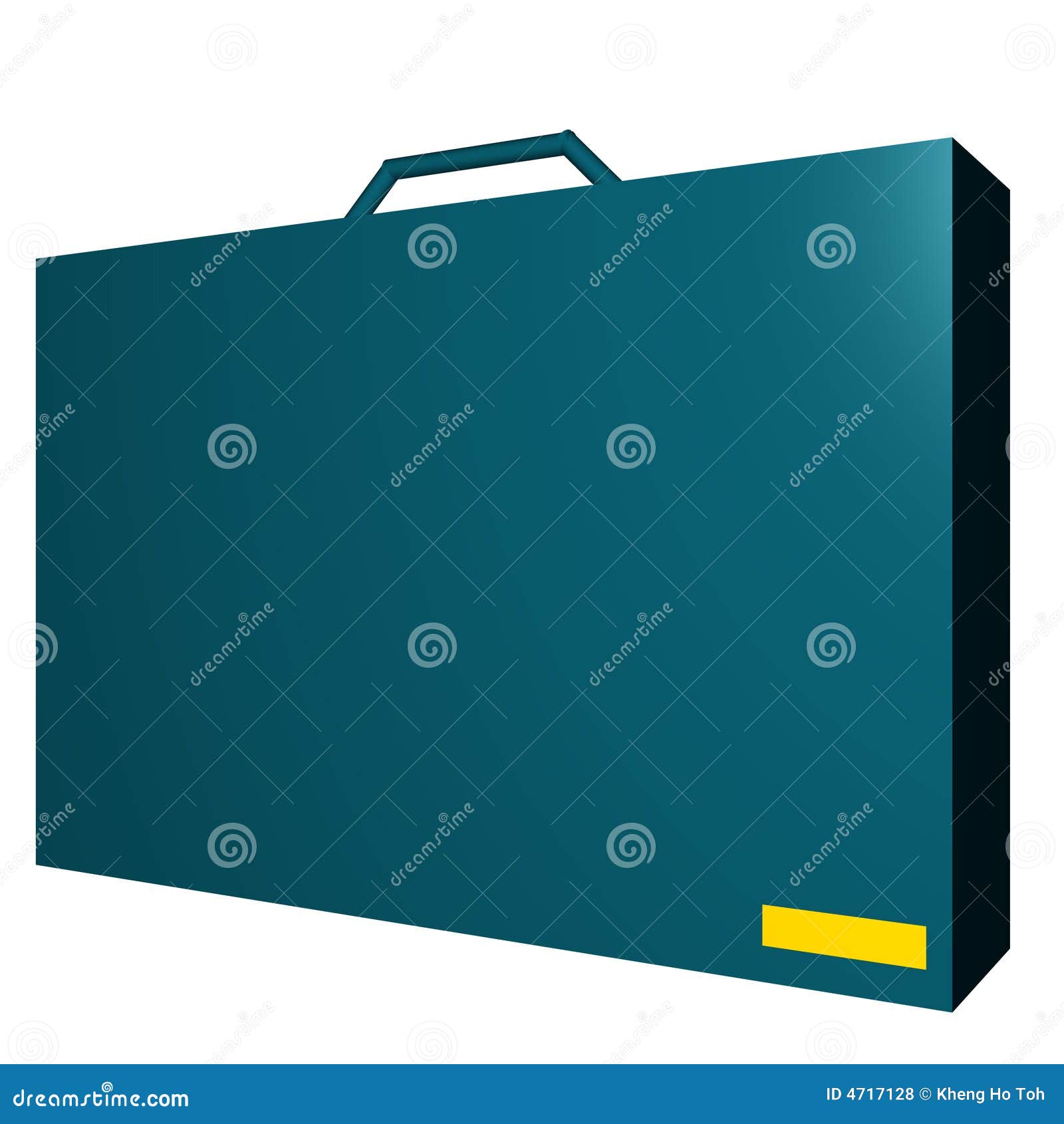 Document Briefcase Object for Diagram and Presenta Stock Illustration ...