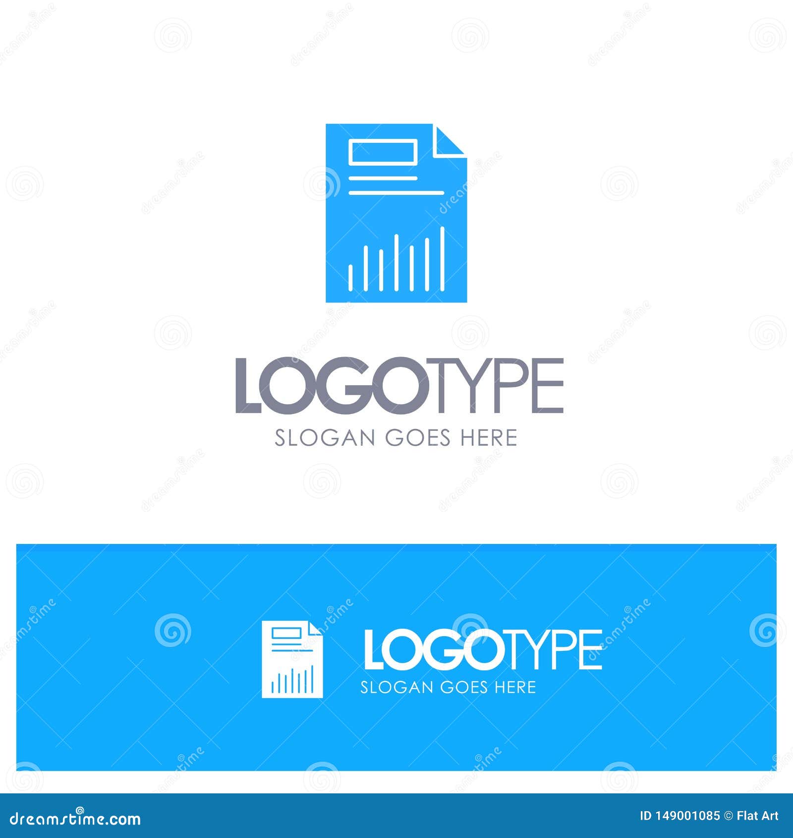 Document, Business, Chart, Finance, Graph, Paper, Statistics Blue Solid ...