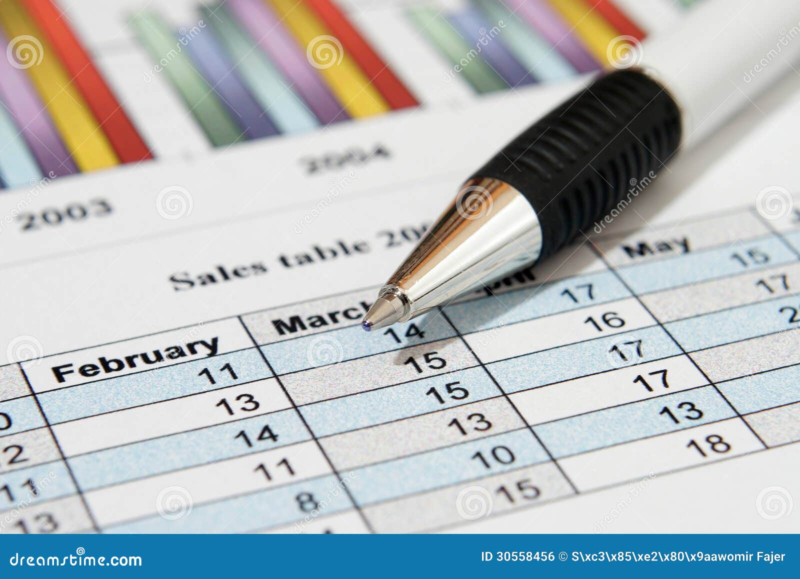 Document with chart stock photo. Image of subscribing - 30558456