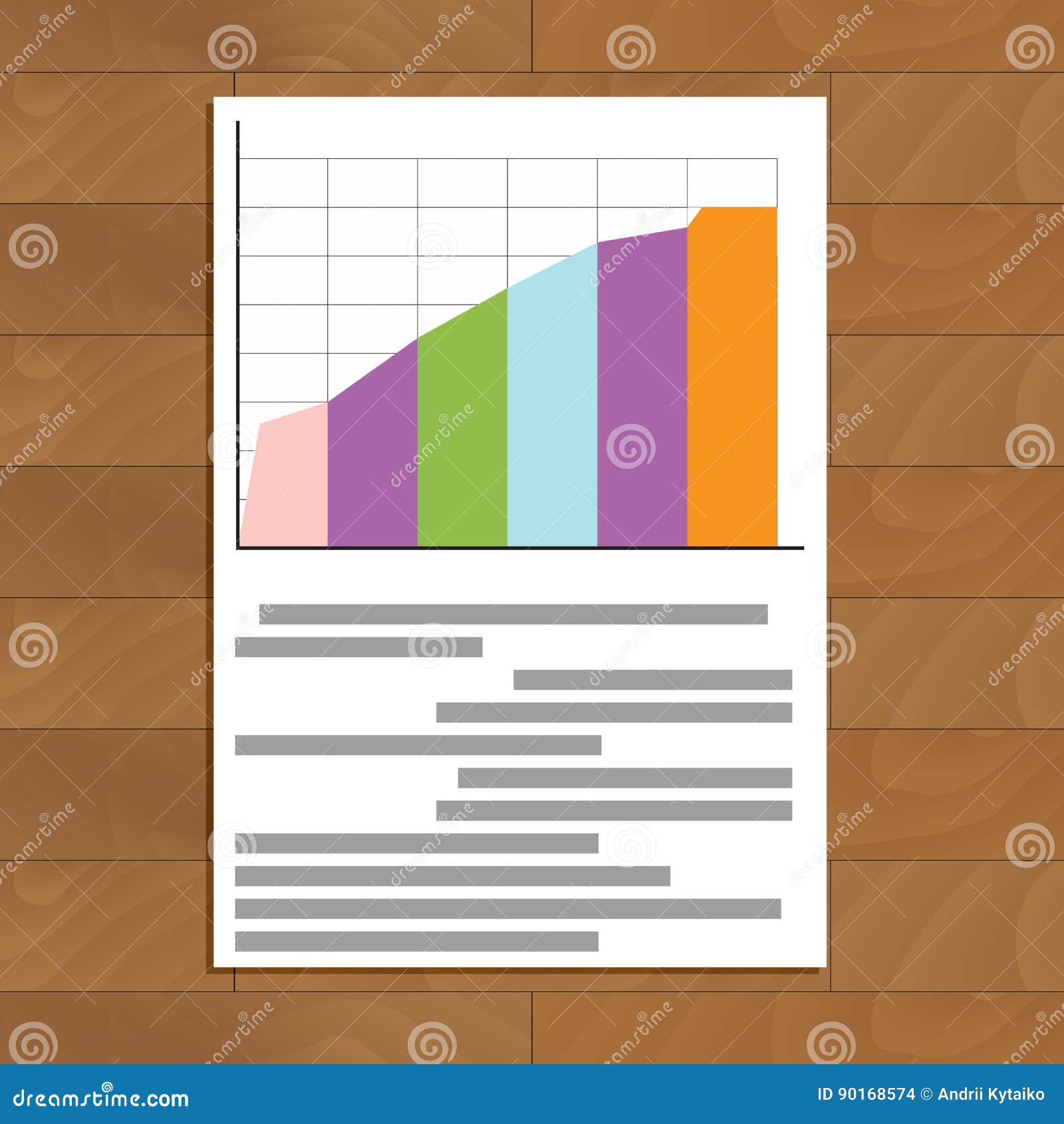 Document chart vector stock vector. Illustration of infomation - 90168574