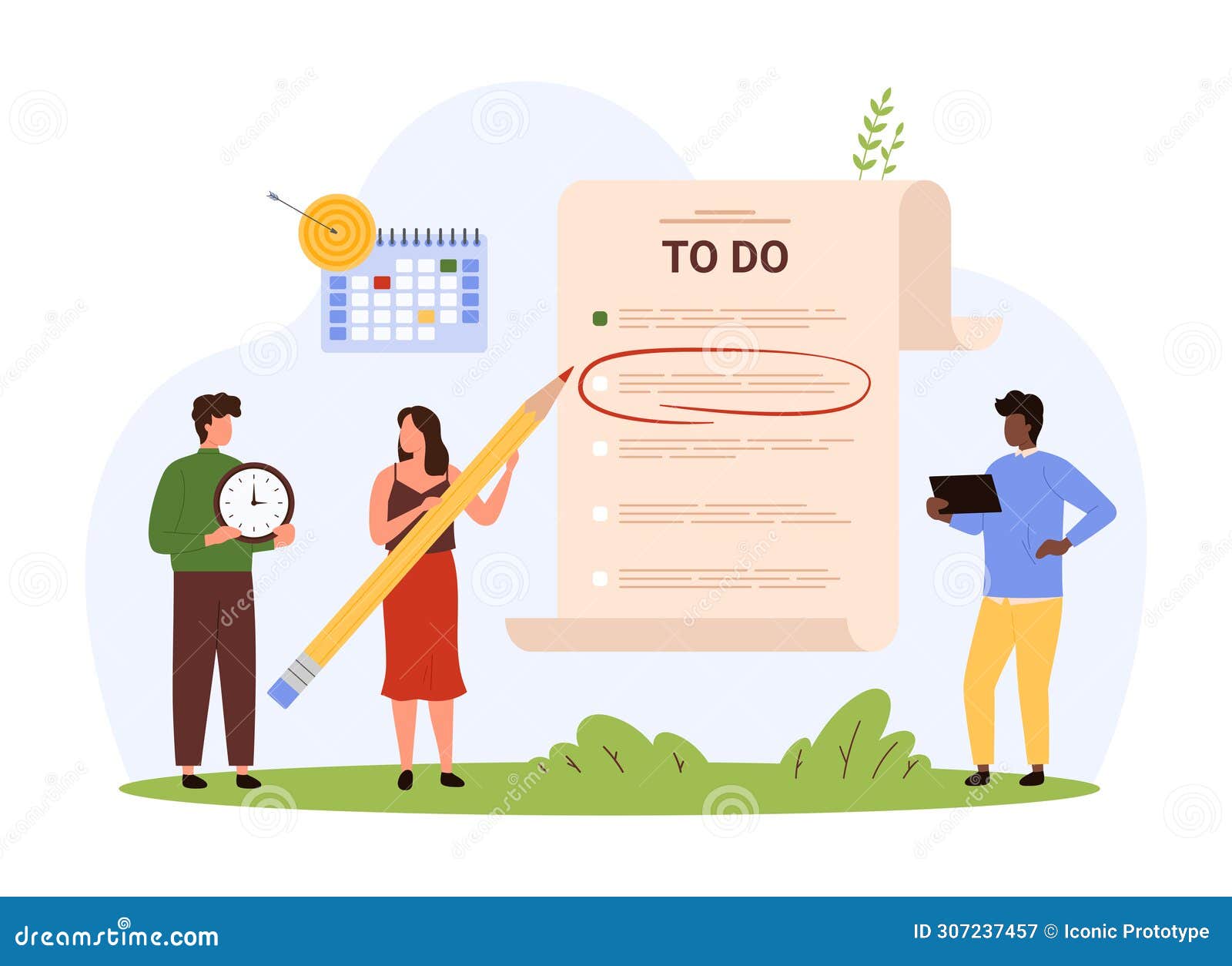 Document with Checklist of Tasks for Business Process Organization from ...