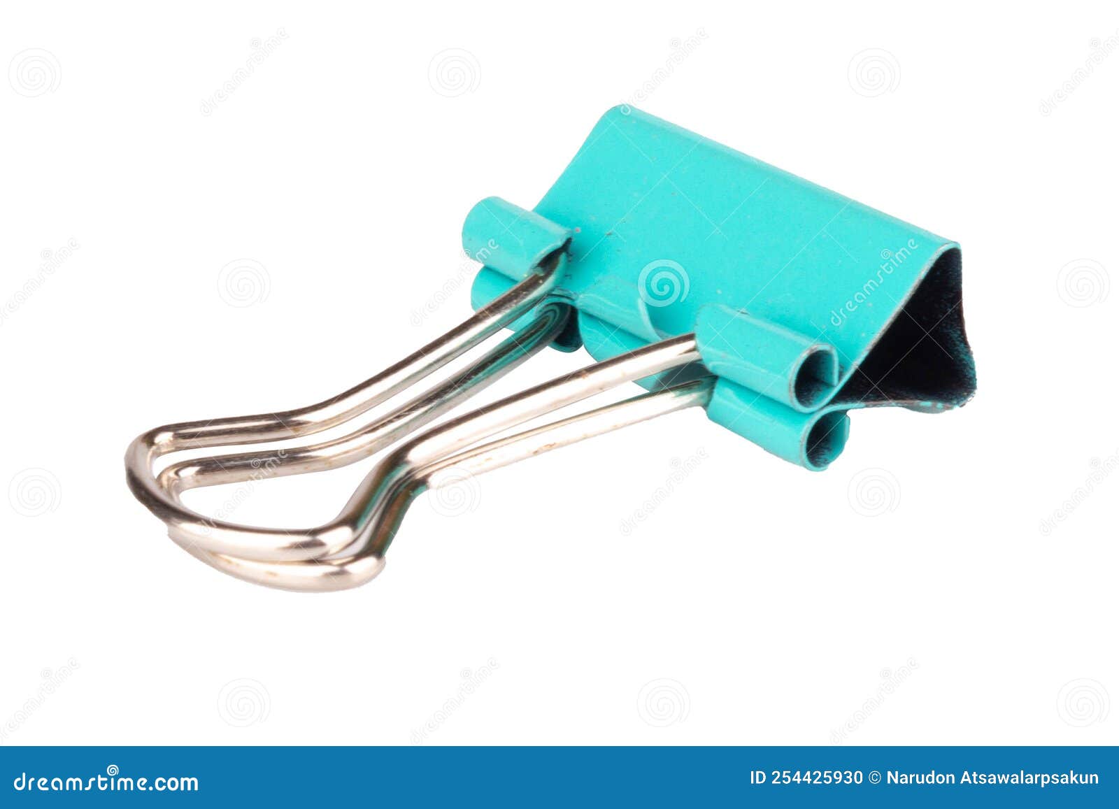 Document Clip Office Isolated on White Background Stock Photo - Image ...