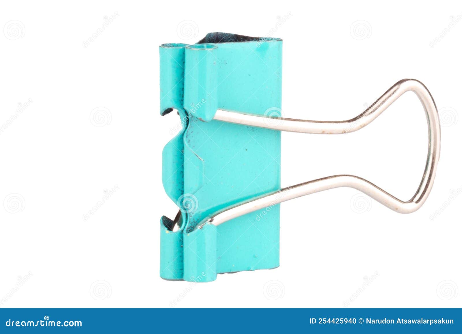 Document Clip Office Isolated on White Background Stock Photo - Image ...