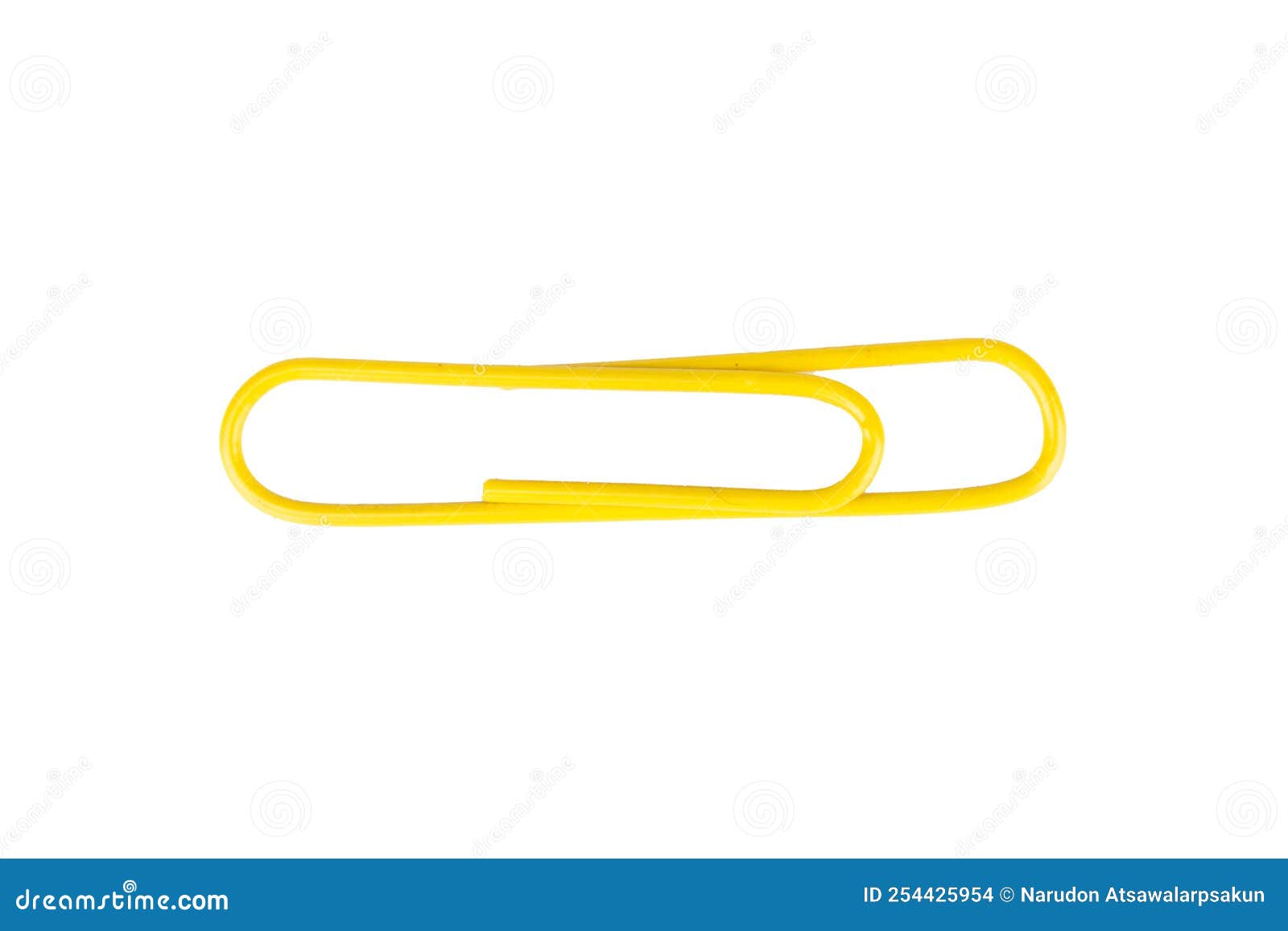 Document Clip Office Isolated on White Background Stock Photo - Image ...