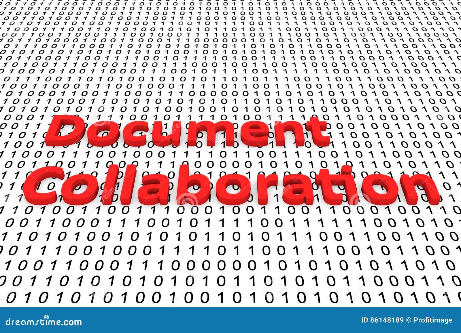 Document collaboration stock illustration. Illustration of file - 86148189