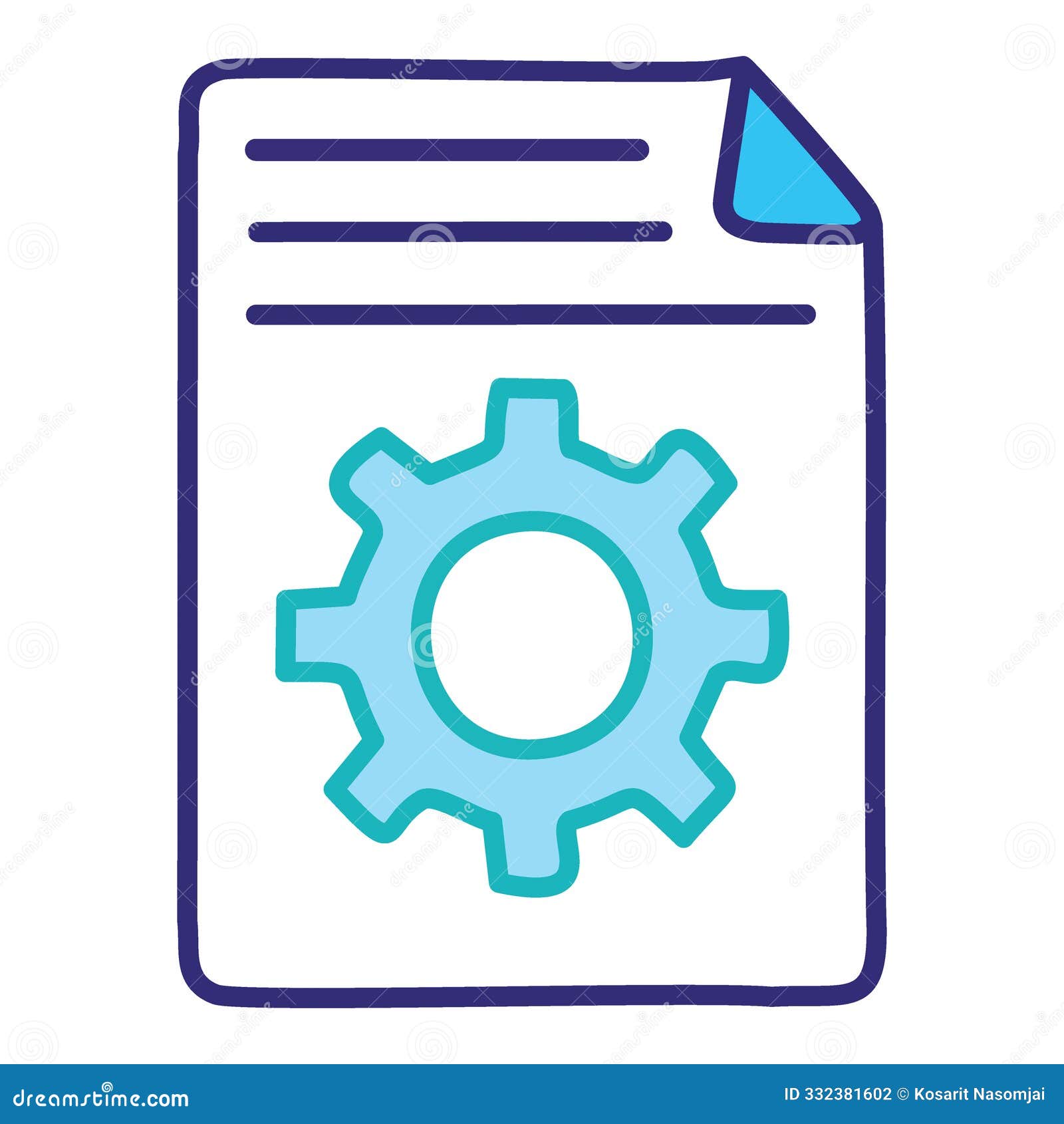 Document Configuration Icon. Visual Representation of Customization ... Document Configuration Icon. Visual Representation of Customization ...