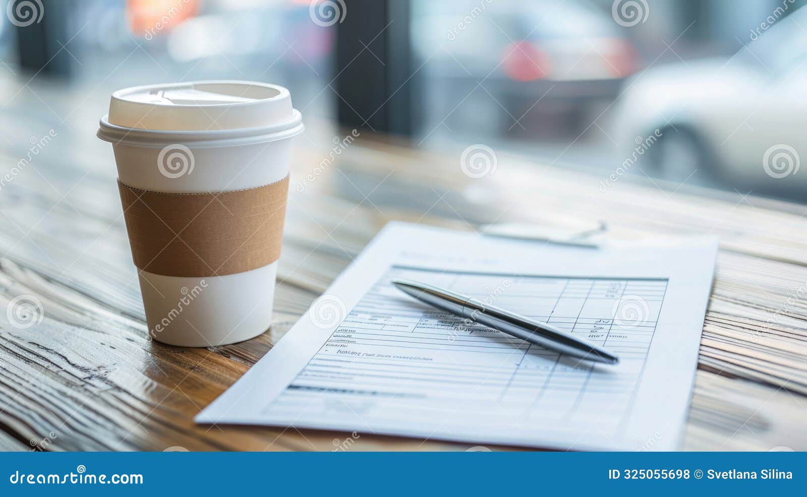 Document of Consumer Research Questionnaire on a Neat Desk with a ...