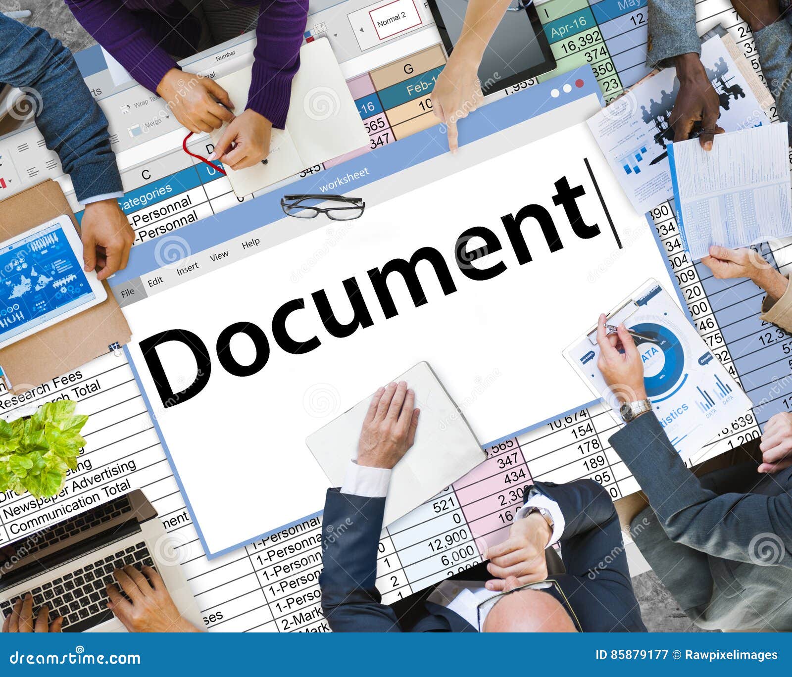 Document Contract Forms Legal Notes Records Concept Stock Image - Image ...