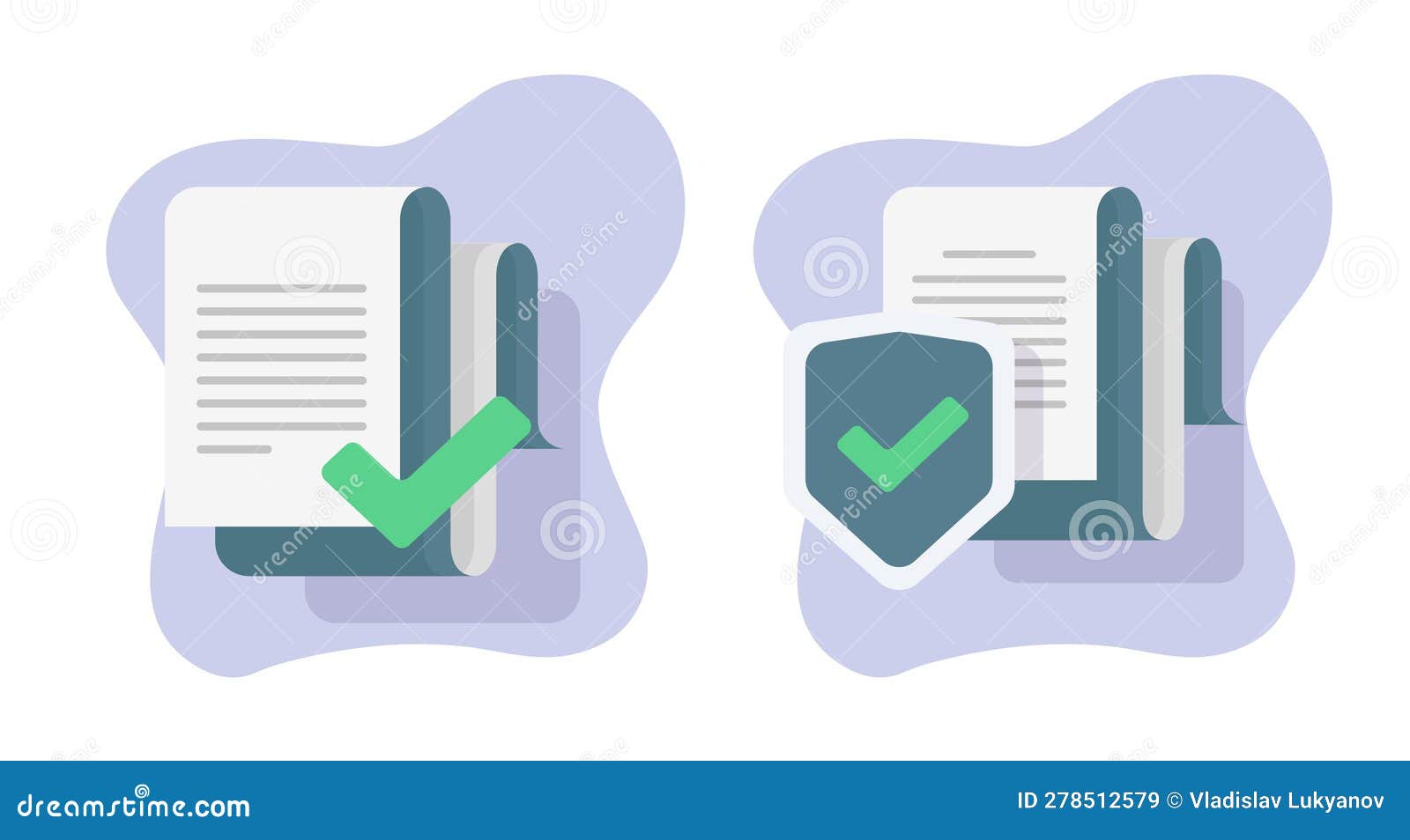 Document Contract Fraud Check Verify Approve Icon Vector, Digital ...