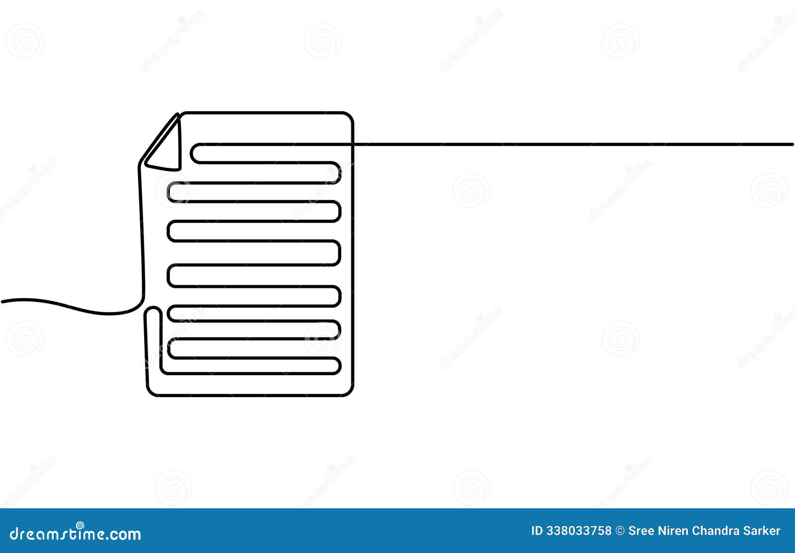 Document Contract Paper with Stamp and Sign. Pro Vector Illustration ...