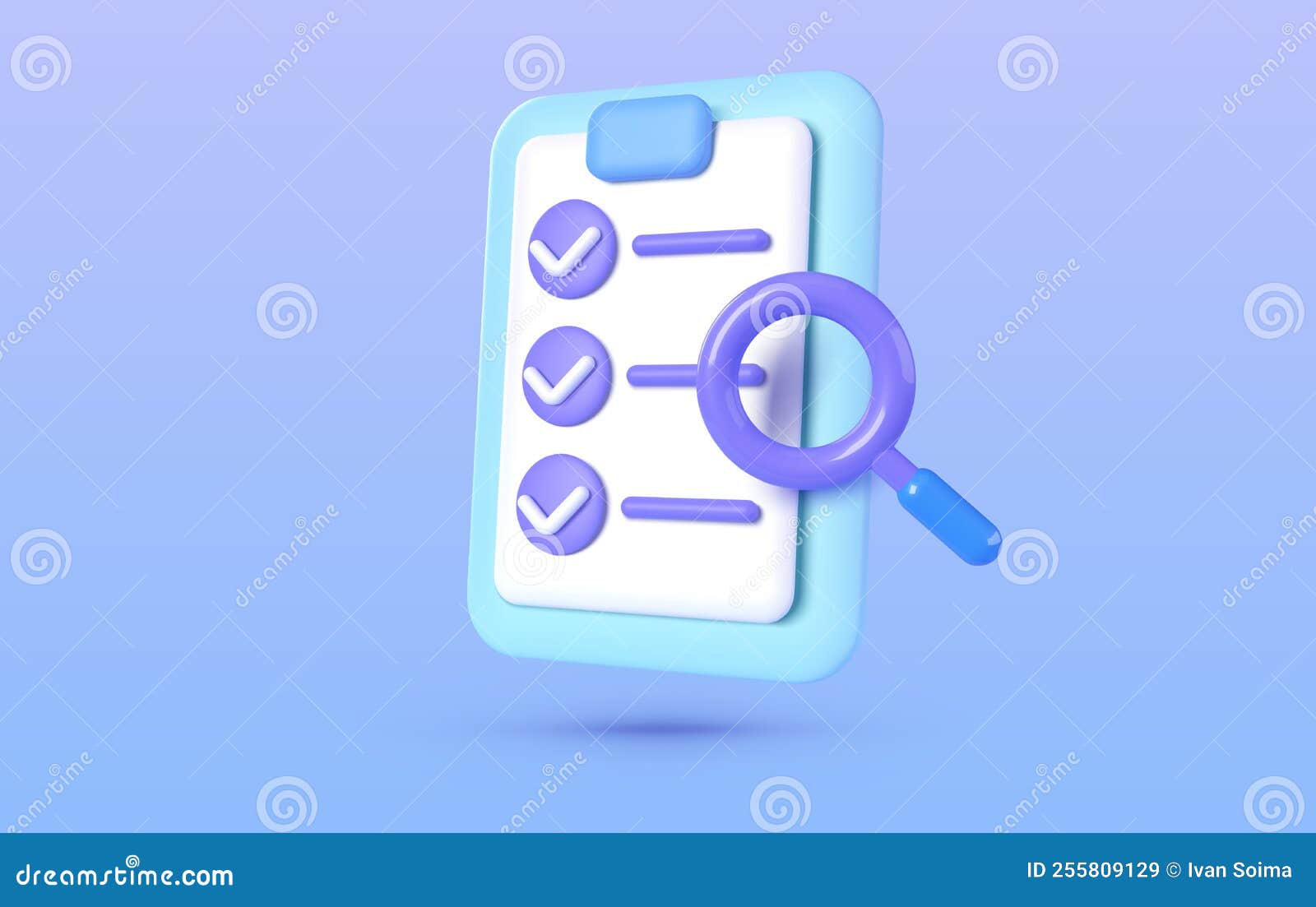 Document 3d, Great Design For Any Purposes. 3d Check List Icon ...