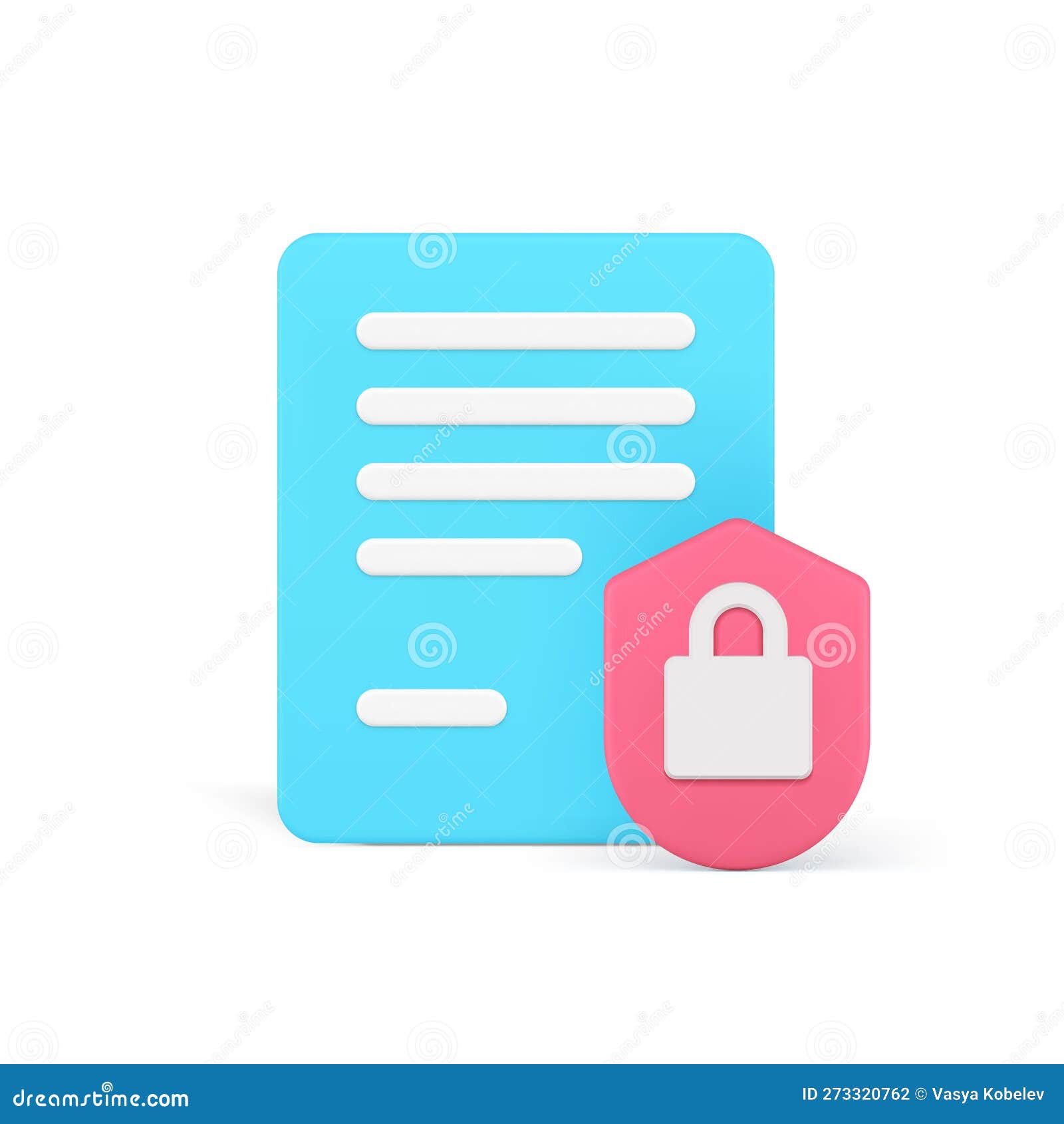 Document Data Confidential Information Security Access Protection Lock ...