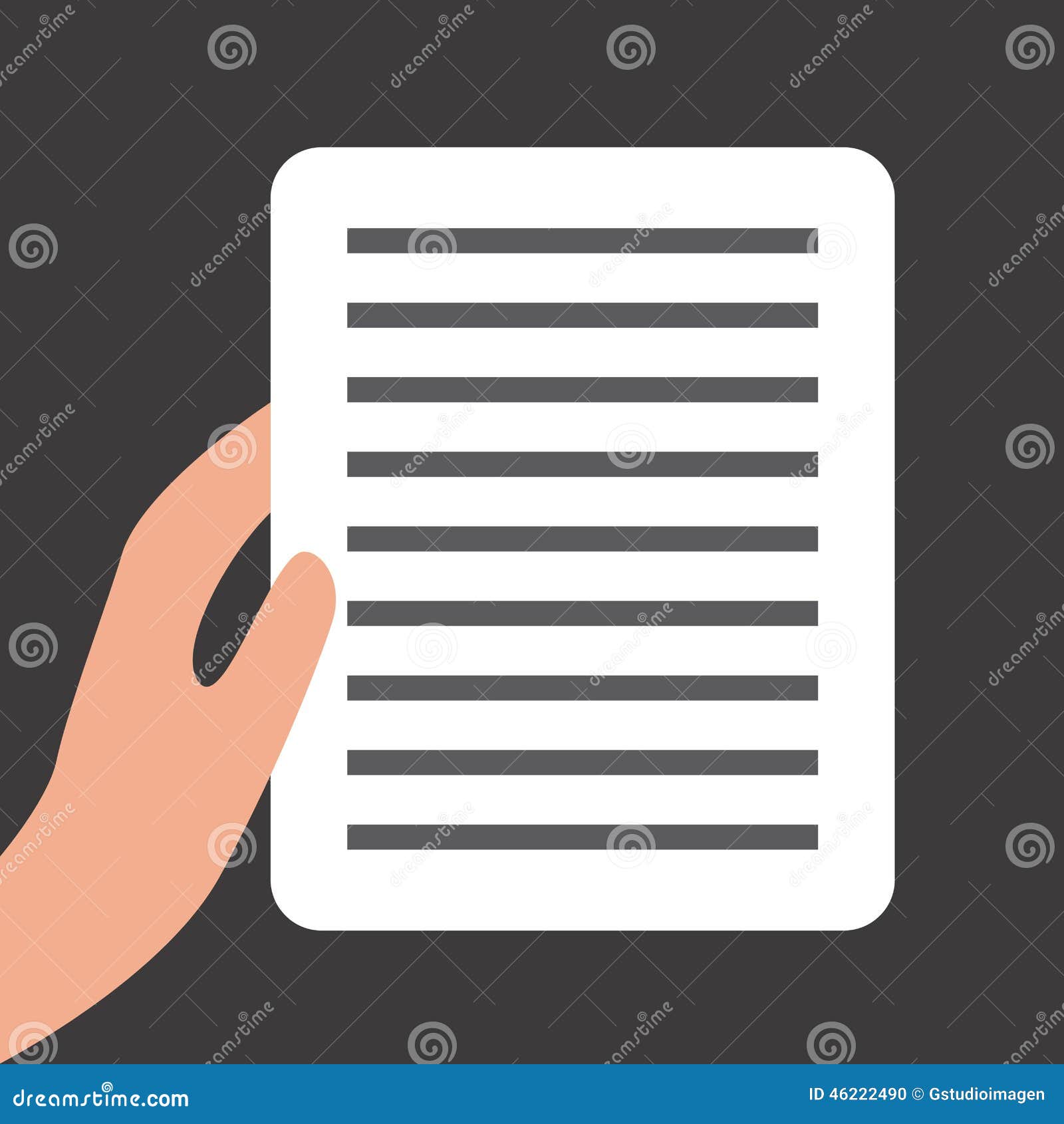 Document design stock vector. Illustration of application - 46222490