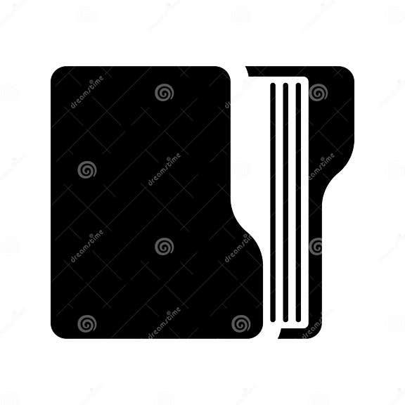 Document, Dossier, Files Icon Stock Illustration - Illustration of bold ...