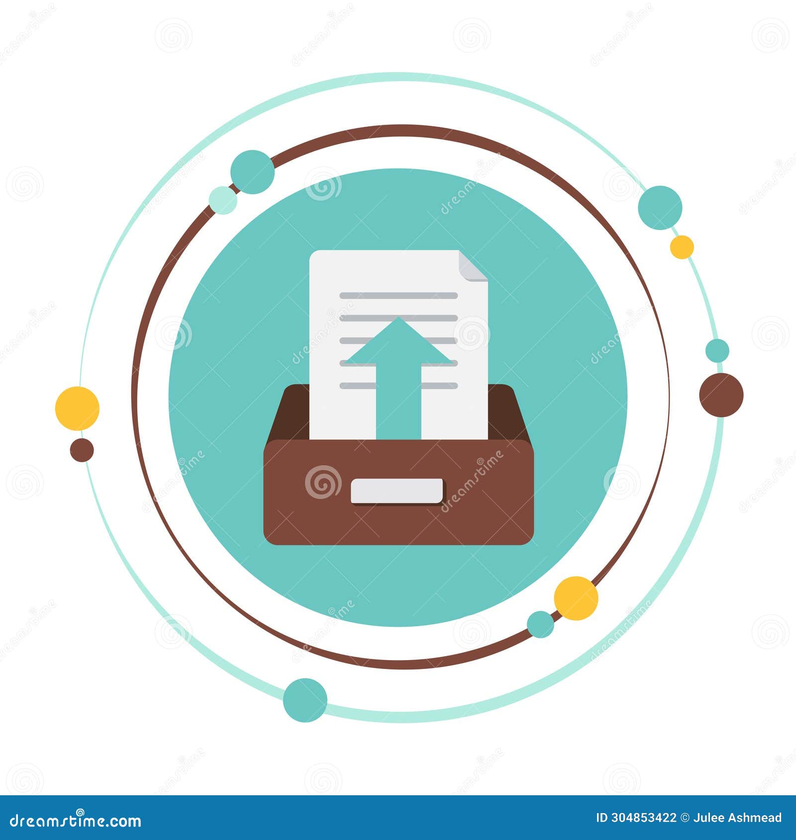 Archiving or Storing Documents from File Graphic Icon Symbol Stock ...