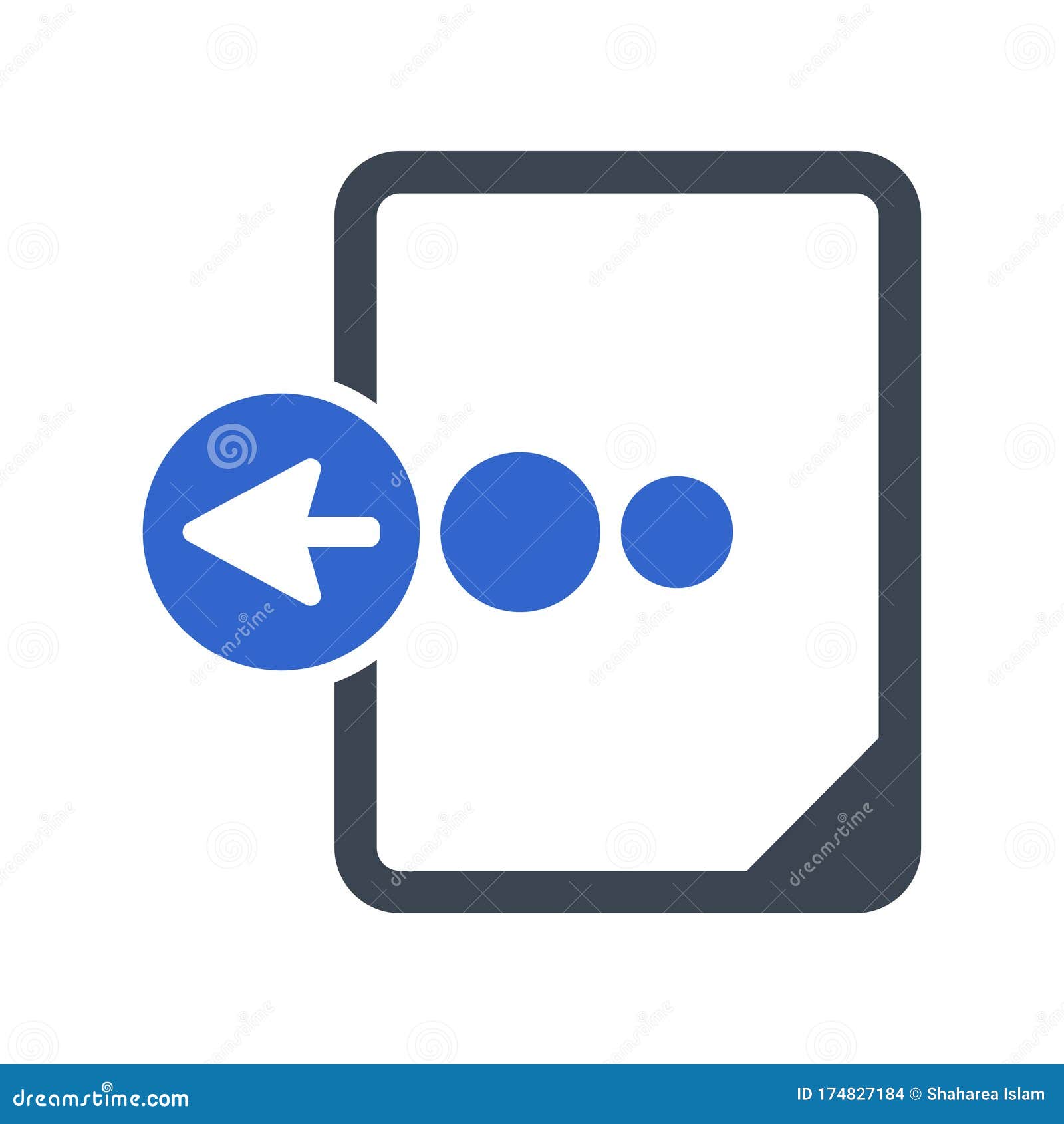 Document Export Icon stock vector. Illustration of file - 174827184