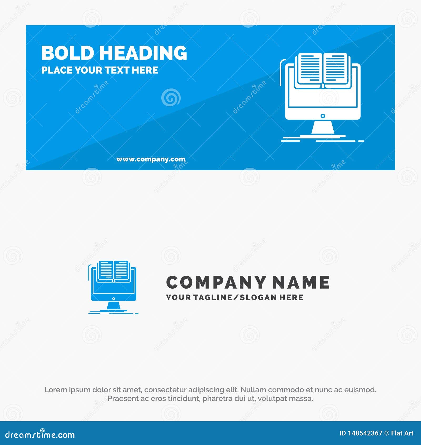 Document, File, Computer, Cv, Book SOlid Icon Website Banner and ...