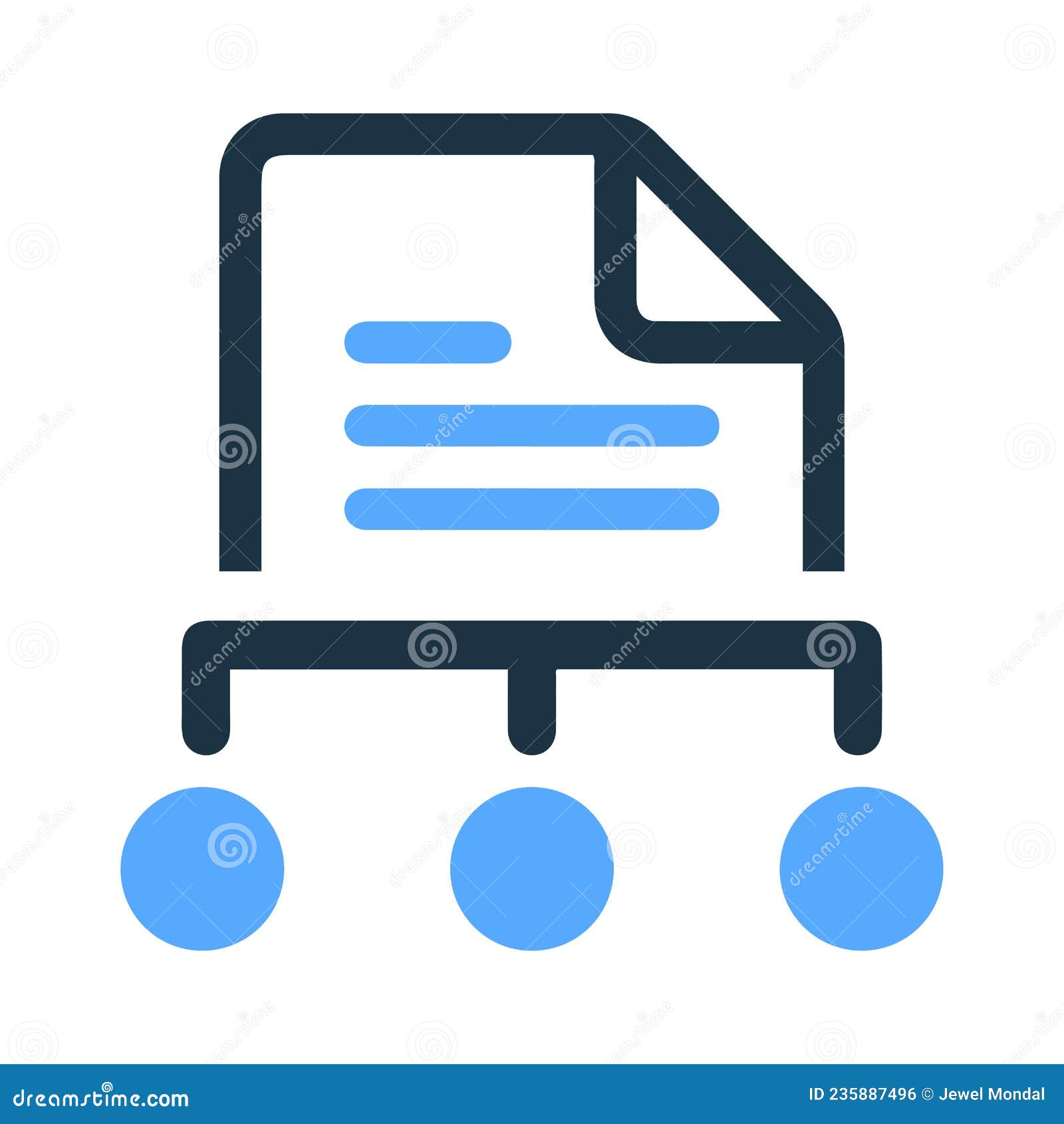 Document, File, Hierarchy, Management Icon. Simple Vector Sketch. Stock ...