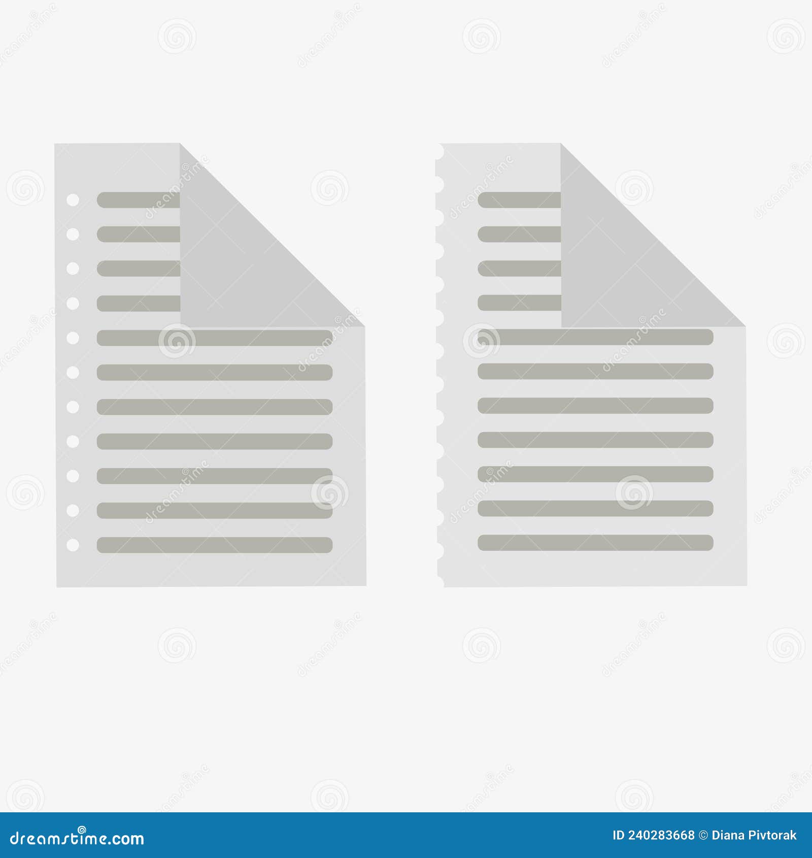 Document File Icons. Flat Design Graphic Illustration Stock Vector ...
