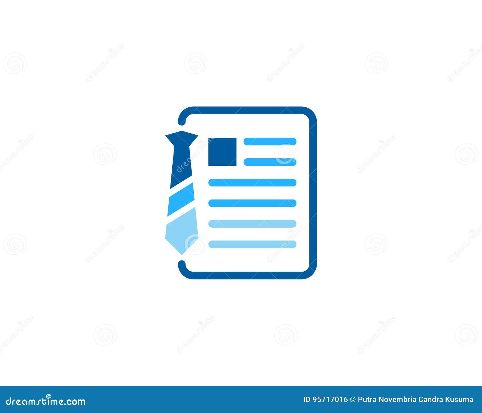 Document File Job Icon Logo Design Element Stock Vector - Illustration ...