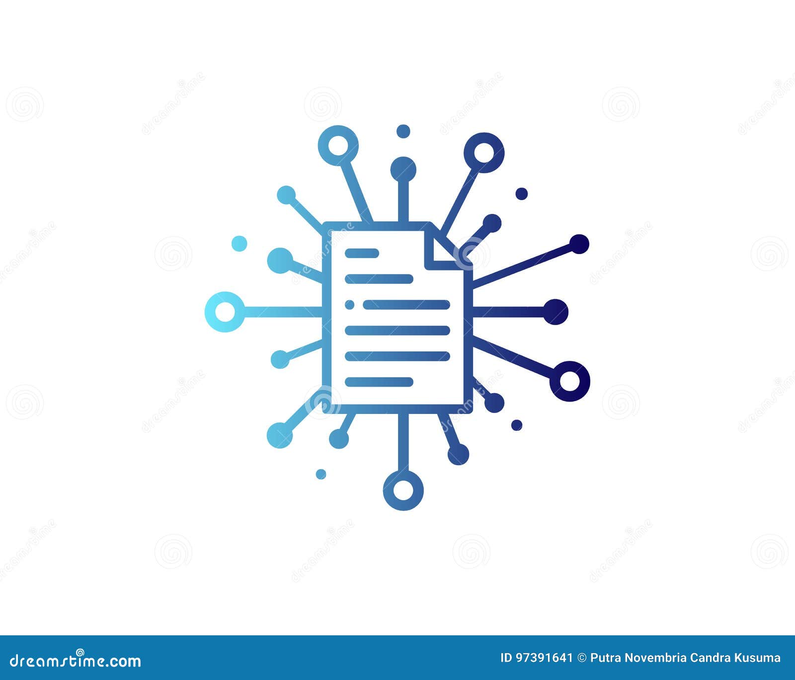 Document File Share Icon Logo Design Element Stock Vector ...