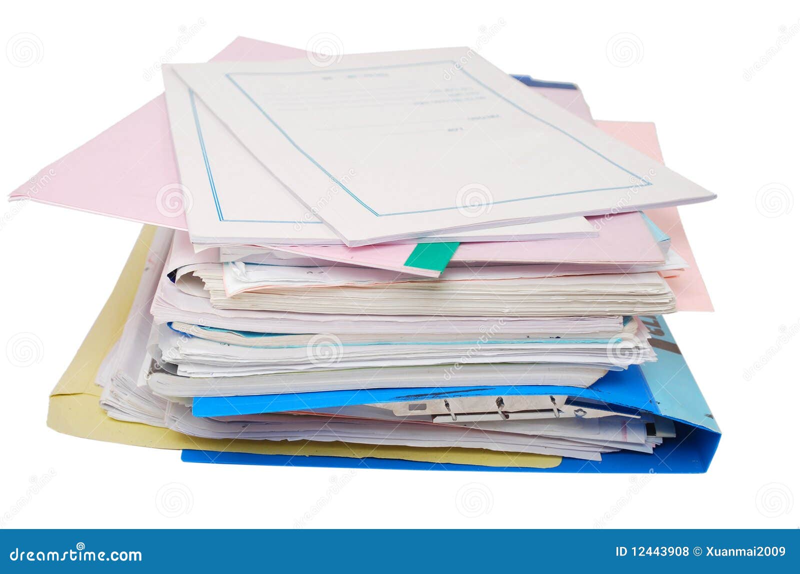 The document files stock photo. Image of note, understanding - 12443908