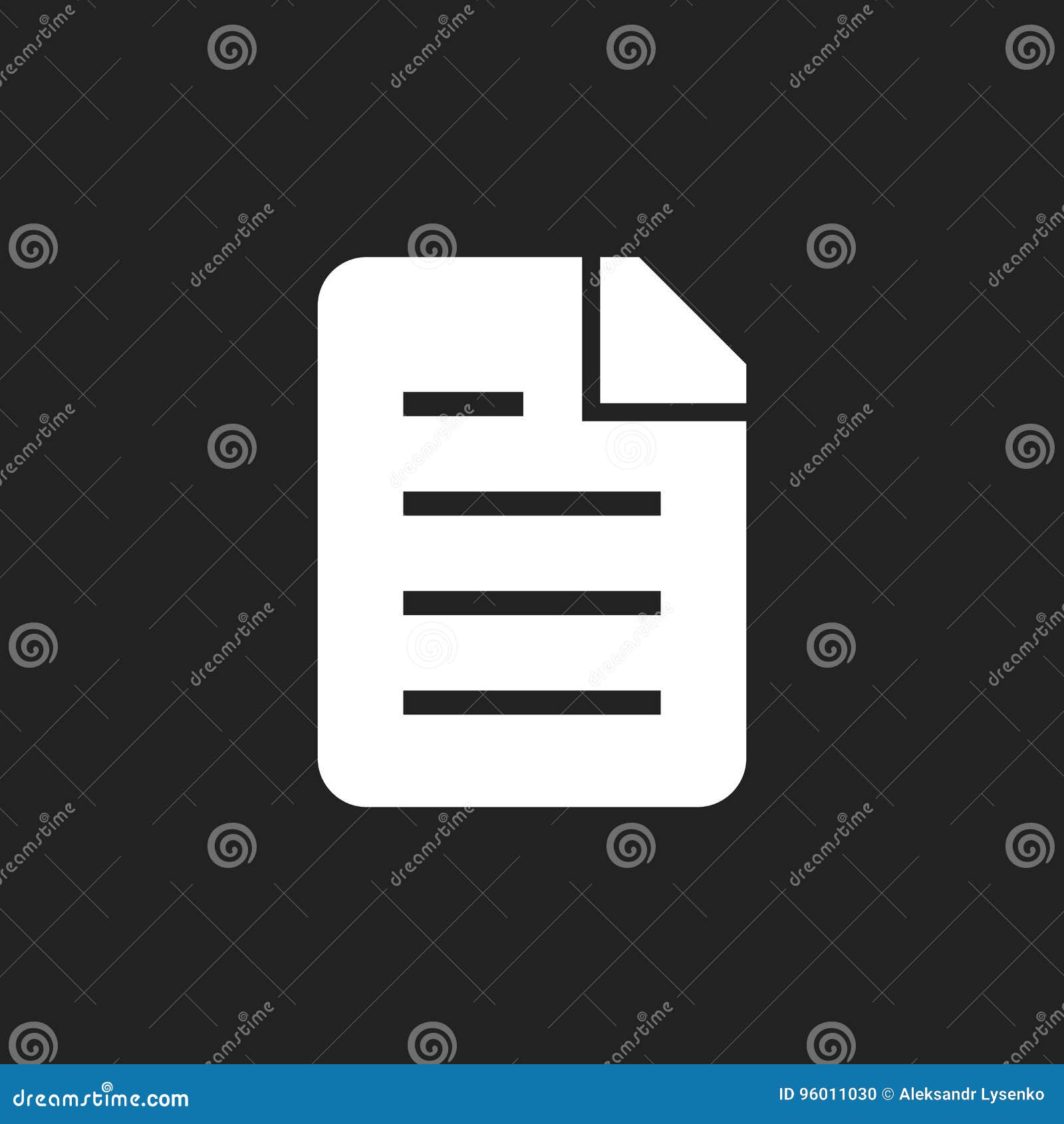 Document Flat Vector Icon. Archive Data File Symbol Logo Illustration ...