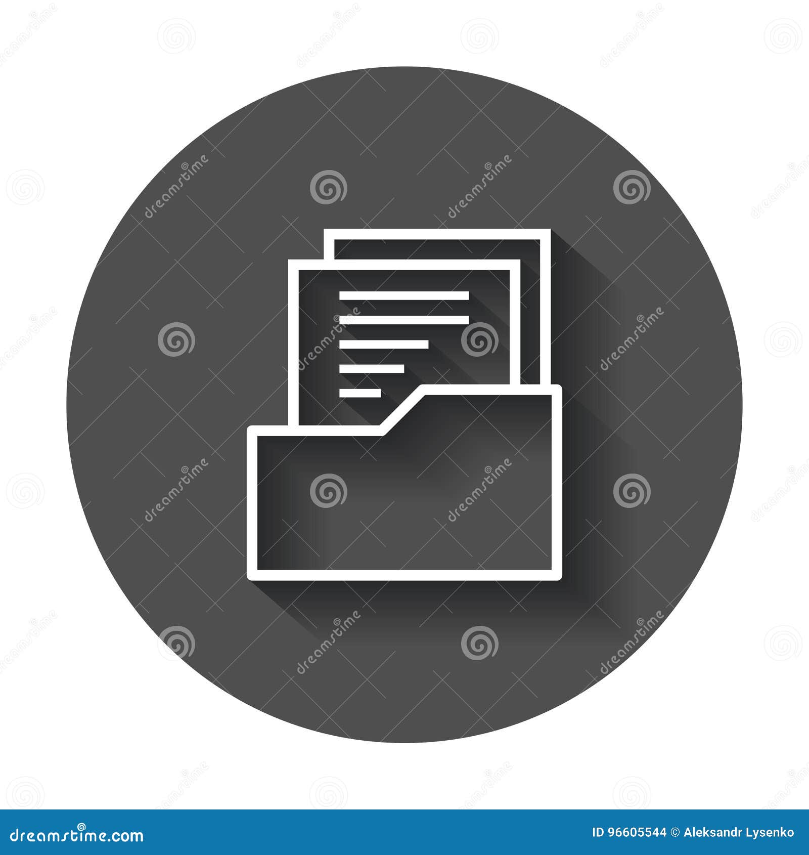 Document Flat Vector Icon. Archive Data File Symbol Logo Illustration ...