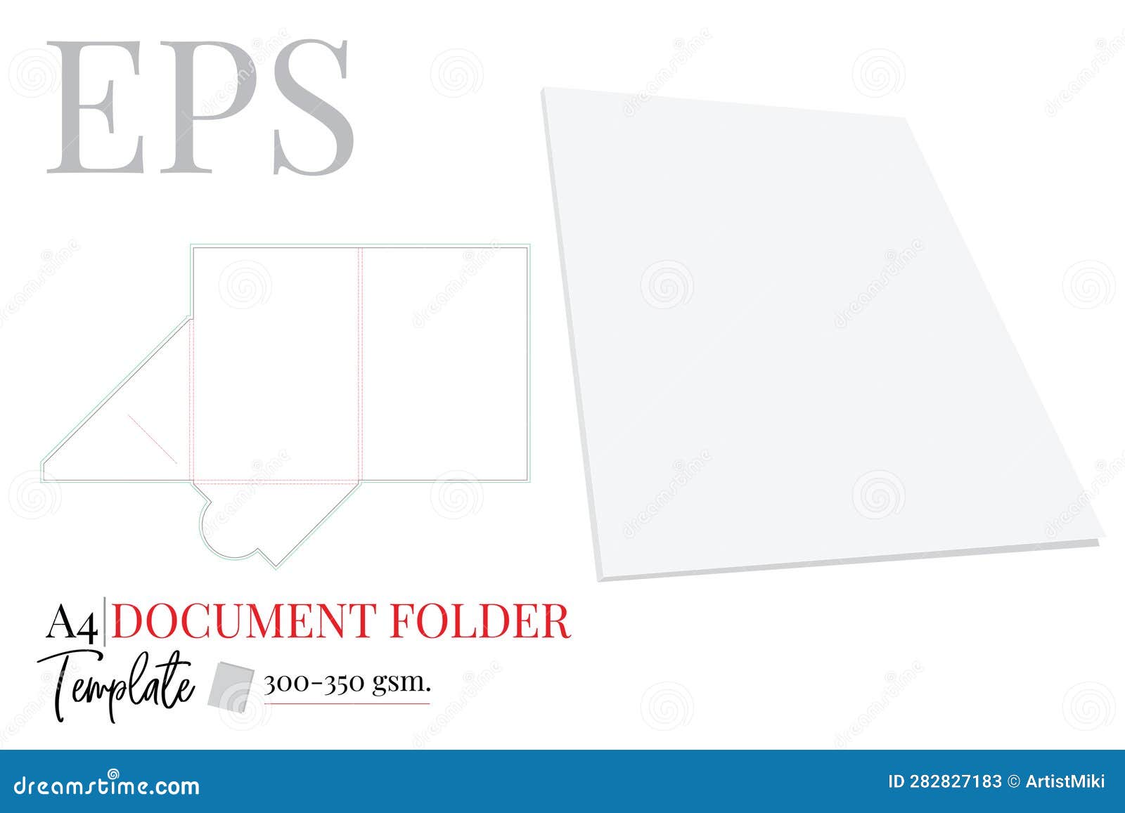 A4 File Folder Template