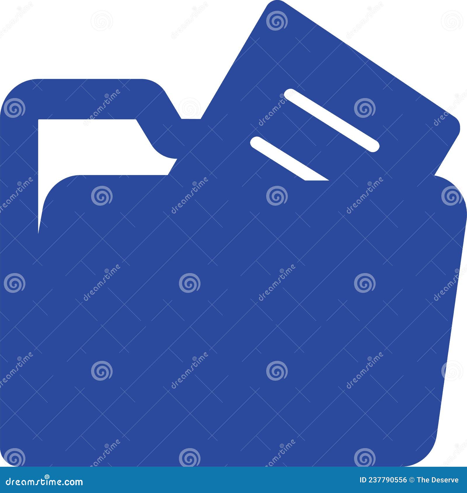Document Folder Isolated Vector Icon Which Can Easily Modify or Edit ...
