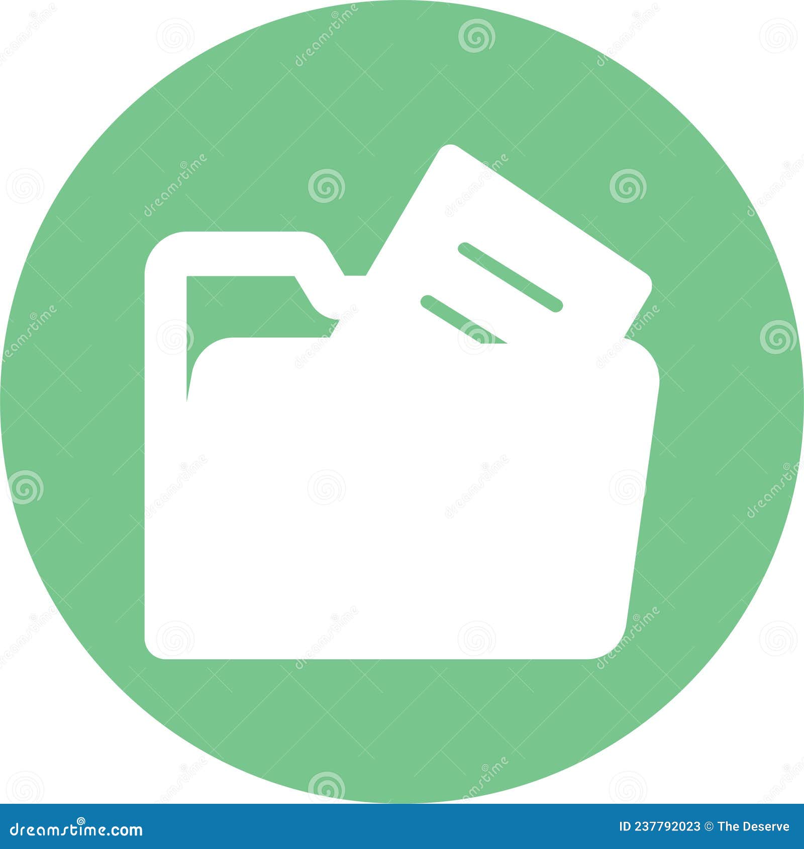 Document Folder Isolated Vector Icon Which Can Easily Modify or Edit ...