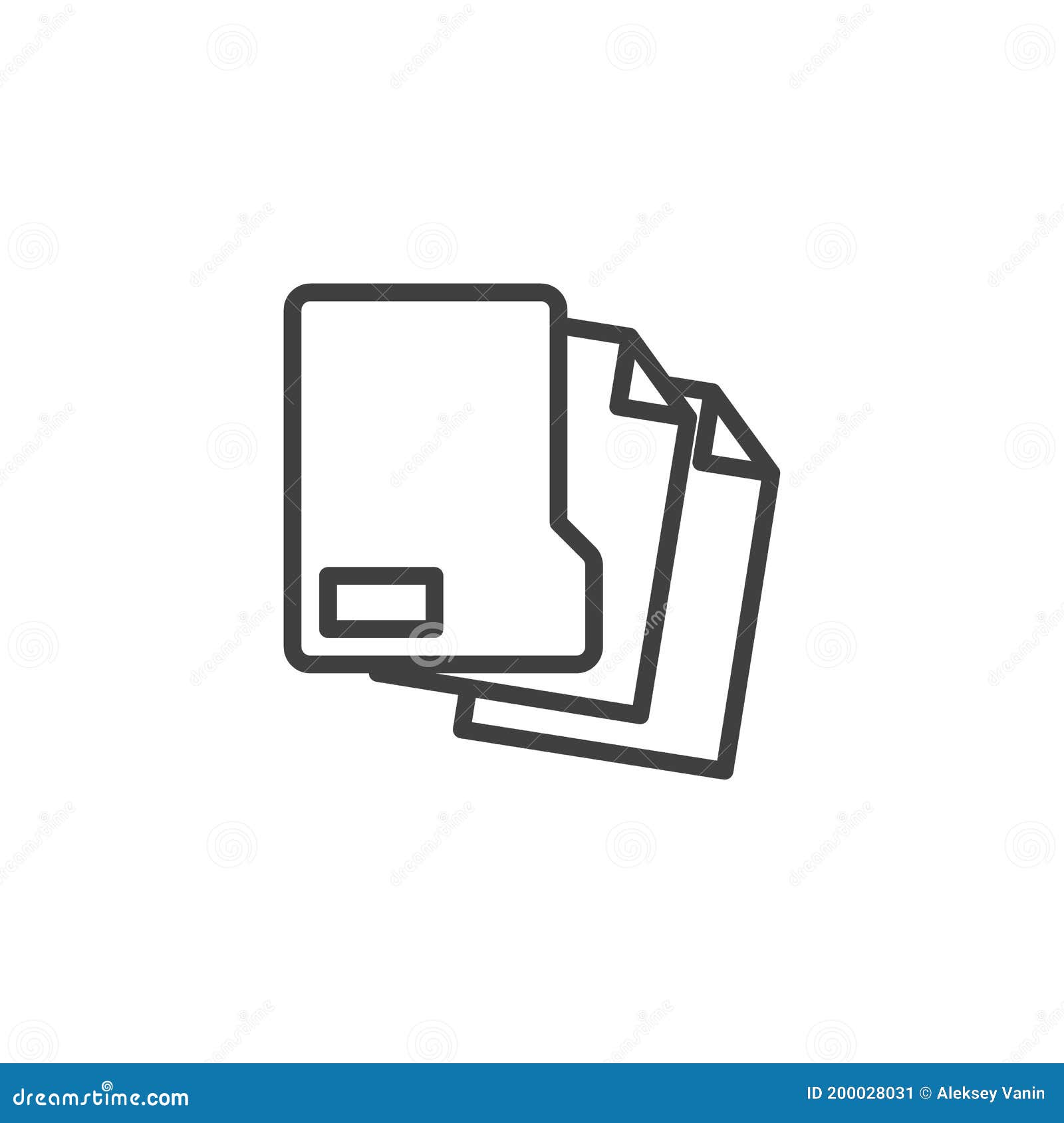 Document folder line icon stock vector. Illustration of line - 200028031 Document folder line icon stock vector. Illustration of line - 200028031