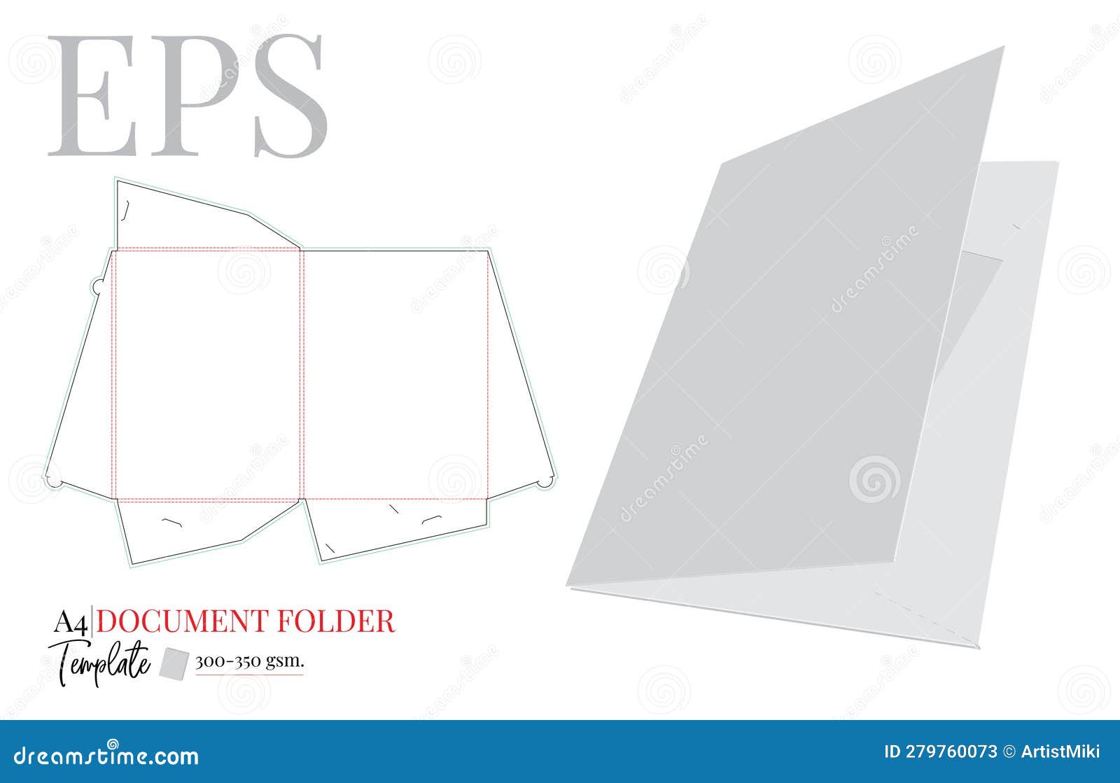 A4 File Folder Template